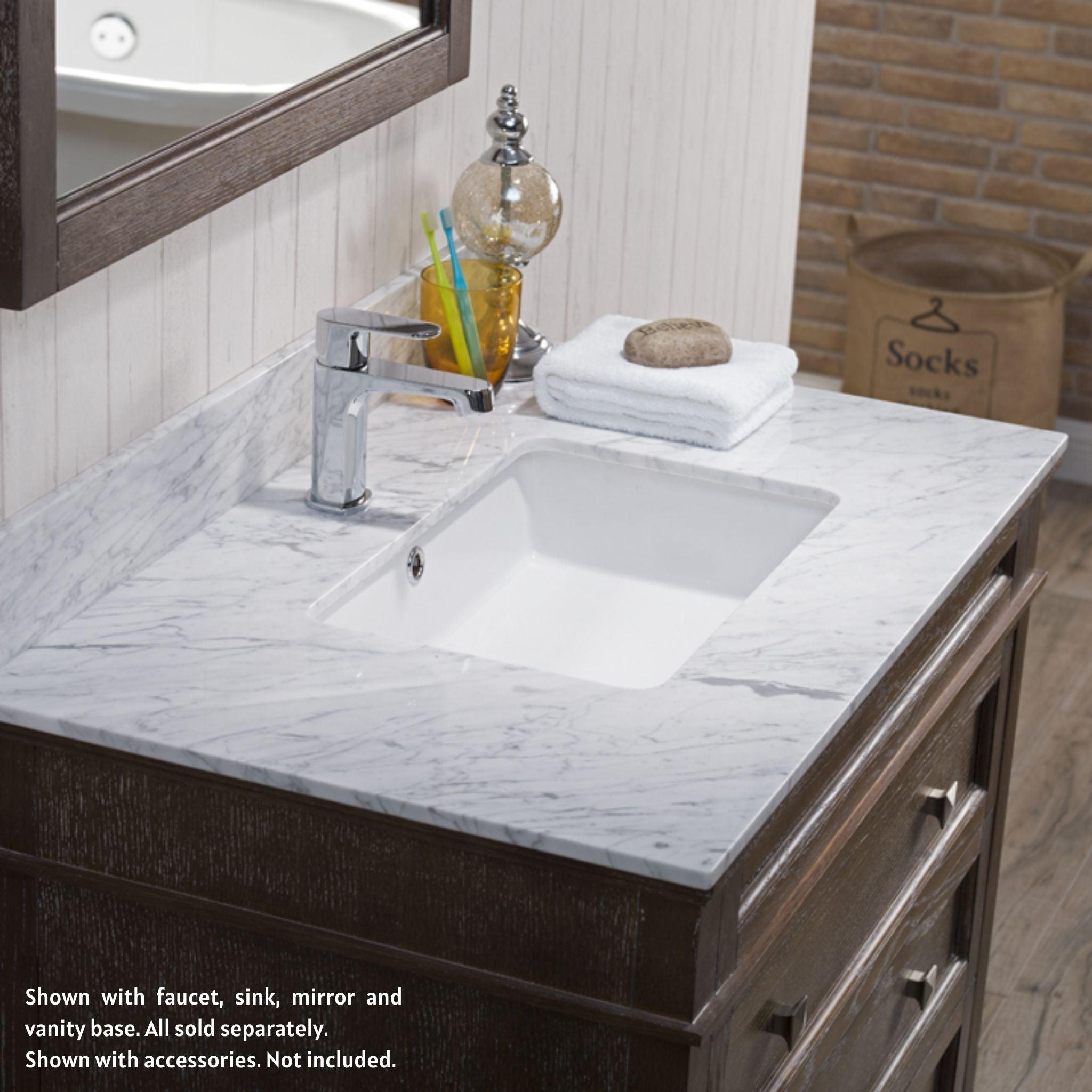Carrara Marble Vanity Top