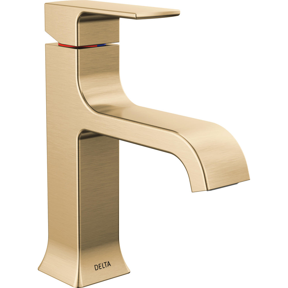 Delta Velum™ Single Handle Champagne Bronze Bathroom Faucet – US Bath Store