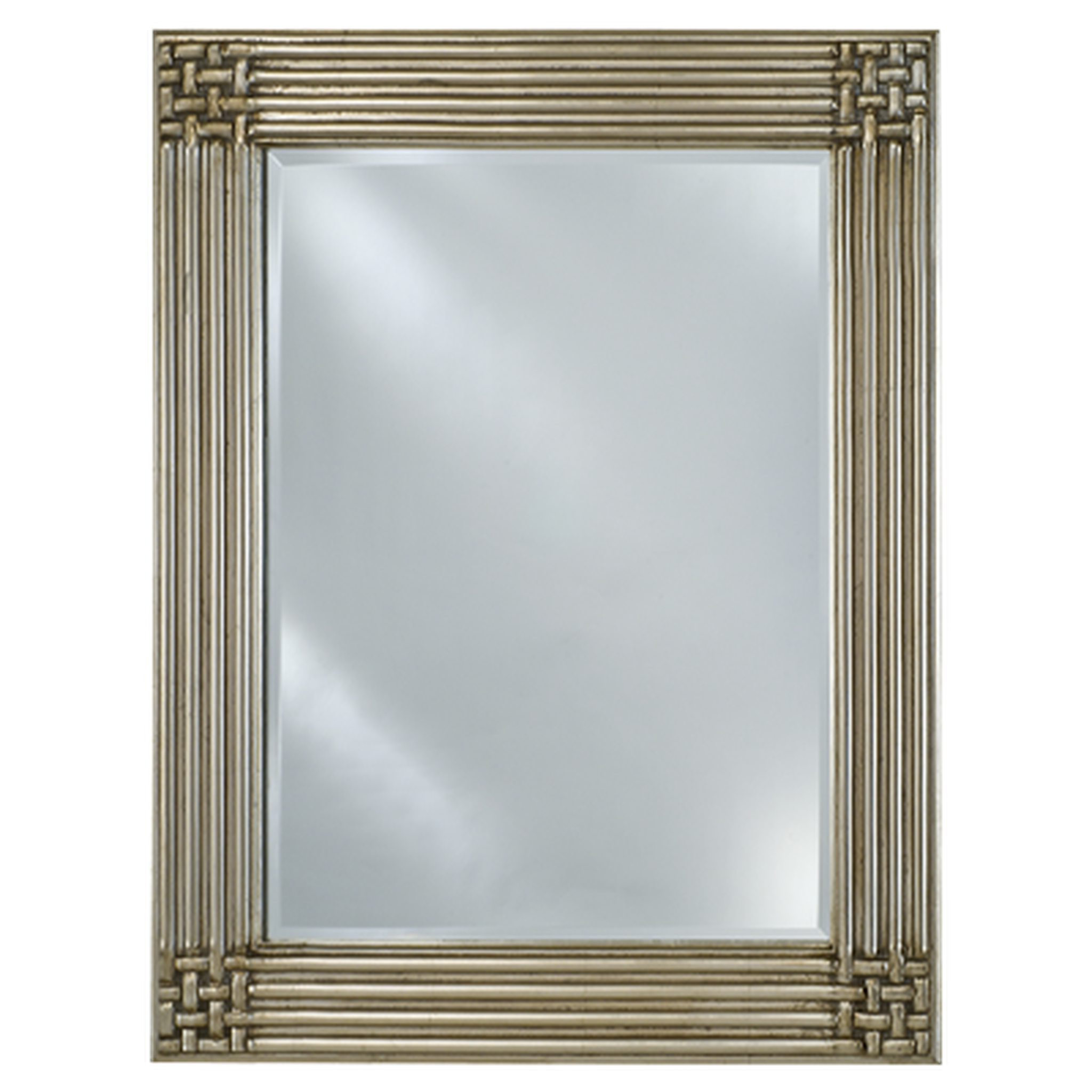 Afina Estate 42" x 34" Antique Silver Vanderbilt Decor Frame With 1" B ...