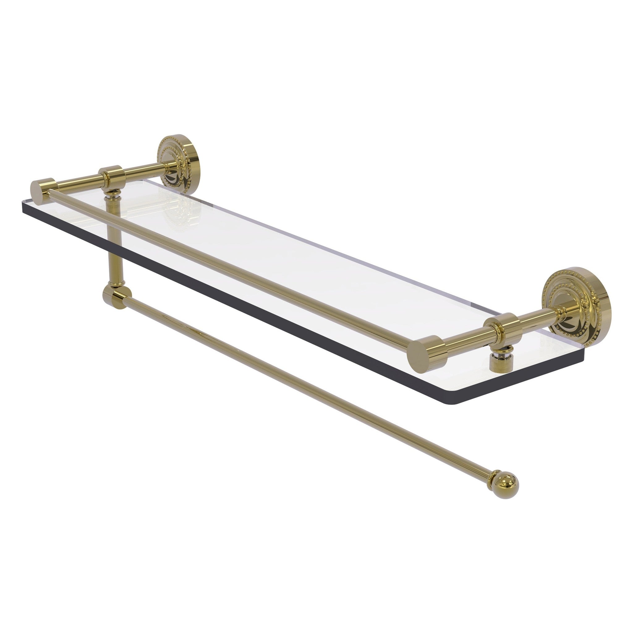 Allied Brass Dottingham 22" x 5" Unlacquered Brass Solid Brass Paper T ...