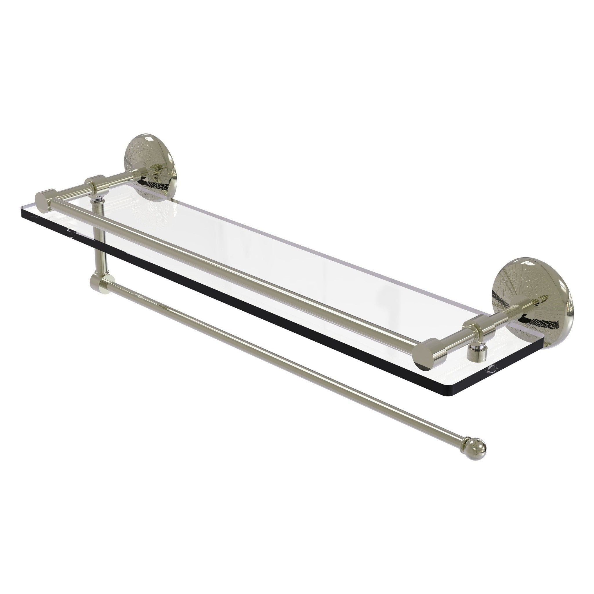 Allied Brass Prestige Monte Carlo 22" x 5" Polished Nickel Solid Brass ...