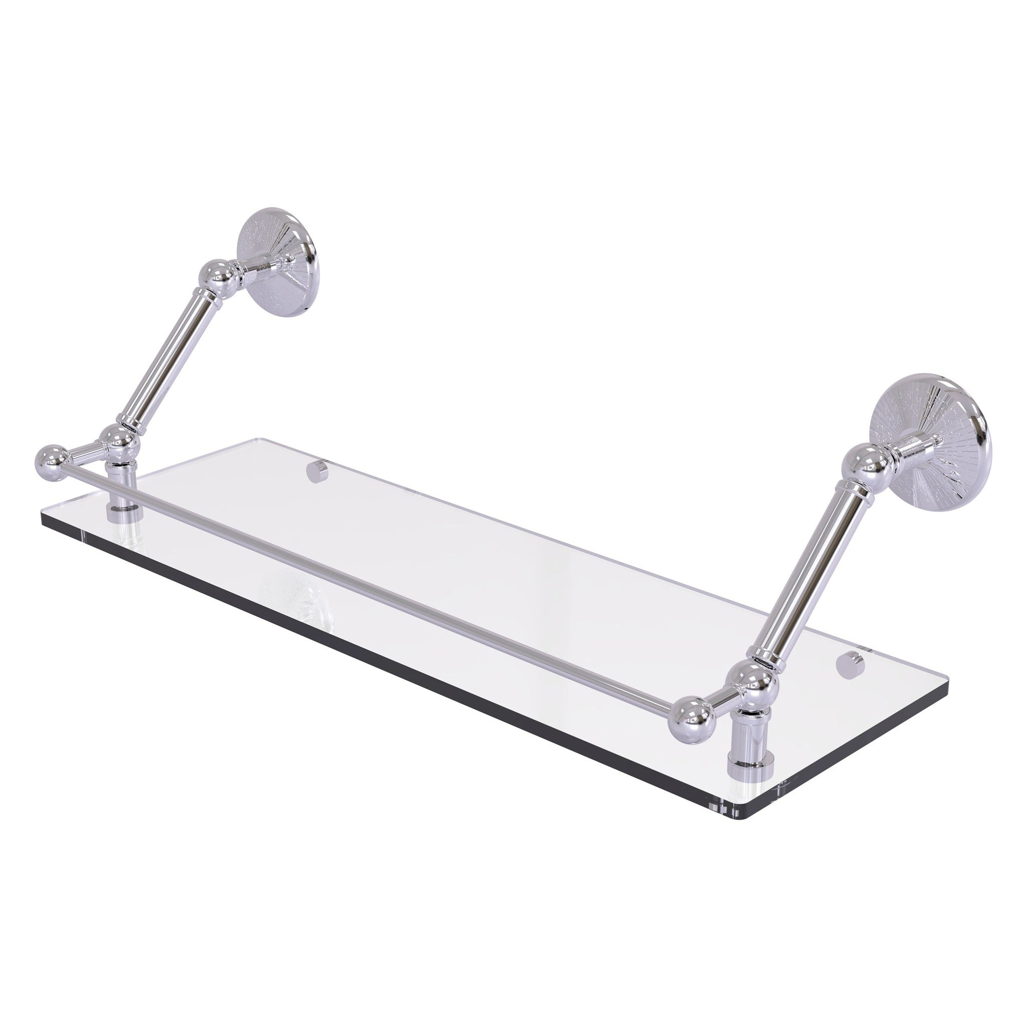 Allied Brass Prestige Monte Carlo 24" x 8.6" Polished Chrome Solid Bra ...