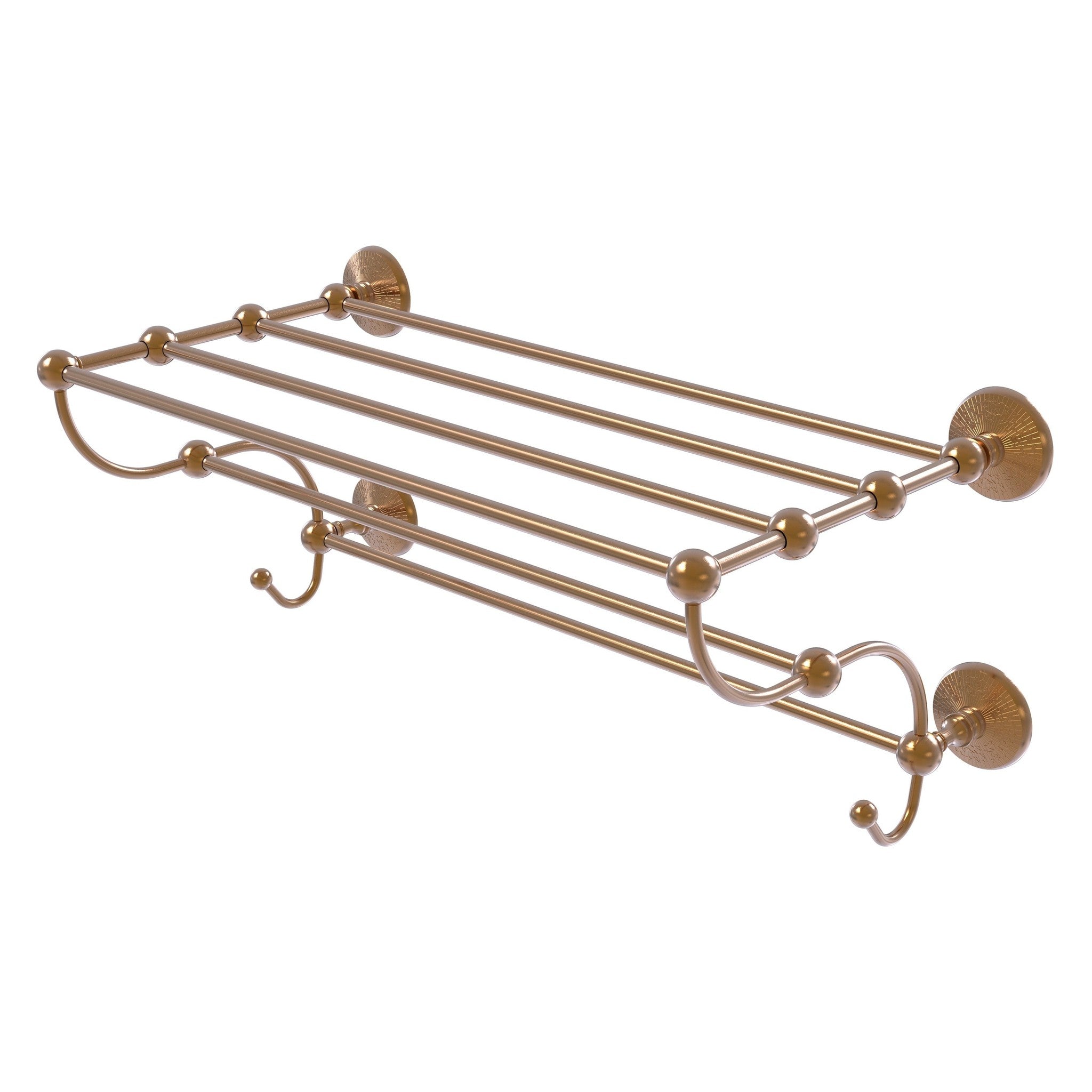 Allied Brass Prestige Monte Carlo 36" x 14" Brushed Bronze Solid Brass ...