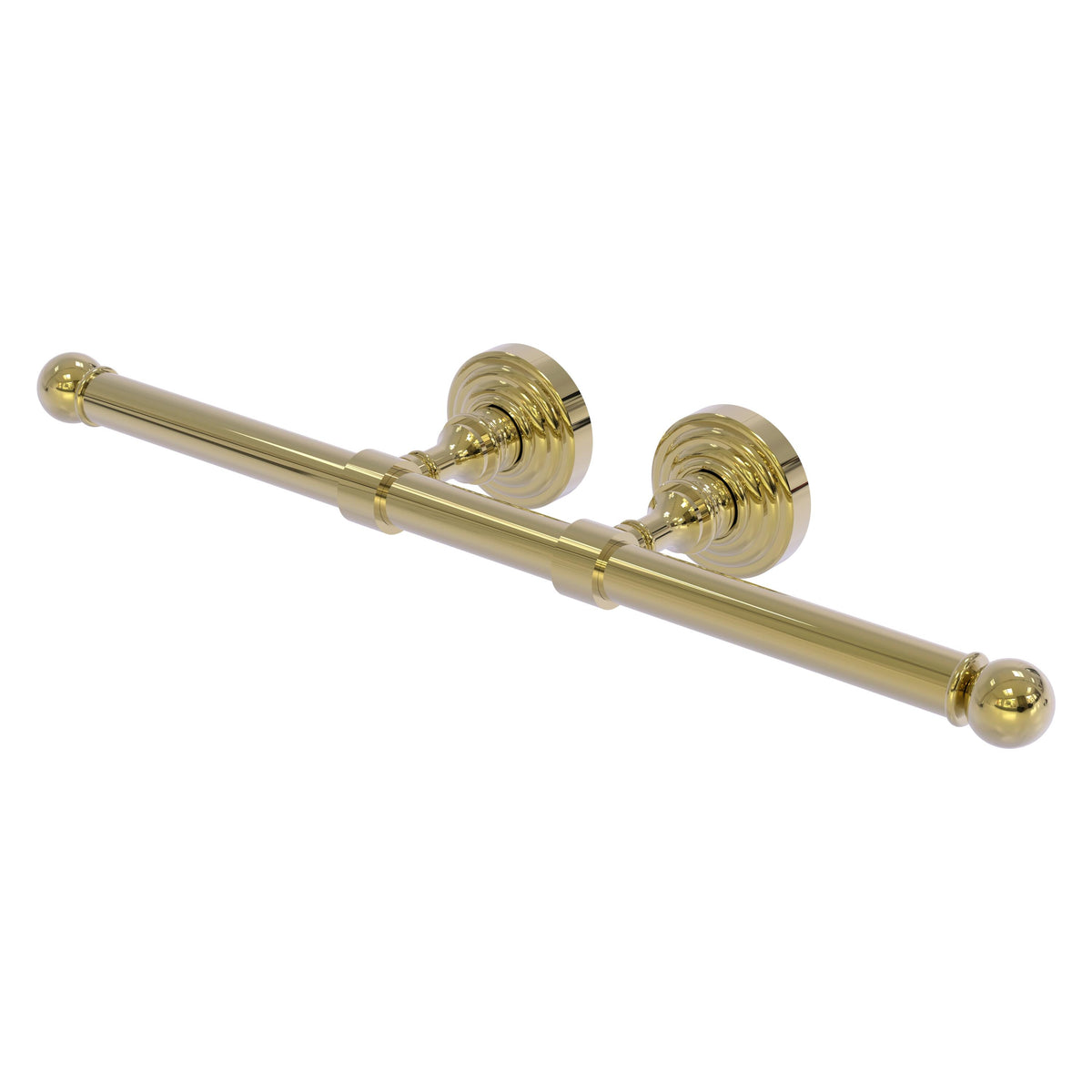 Allied Brass WP-24-2-UNL Waverly Place Unlacquered Brass Double Roll T ...