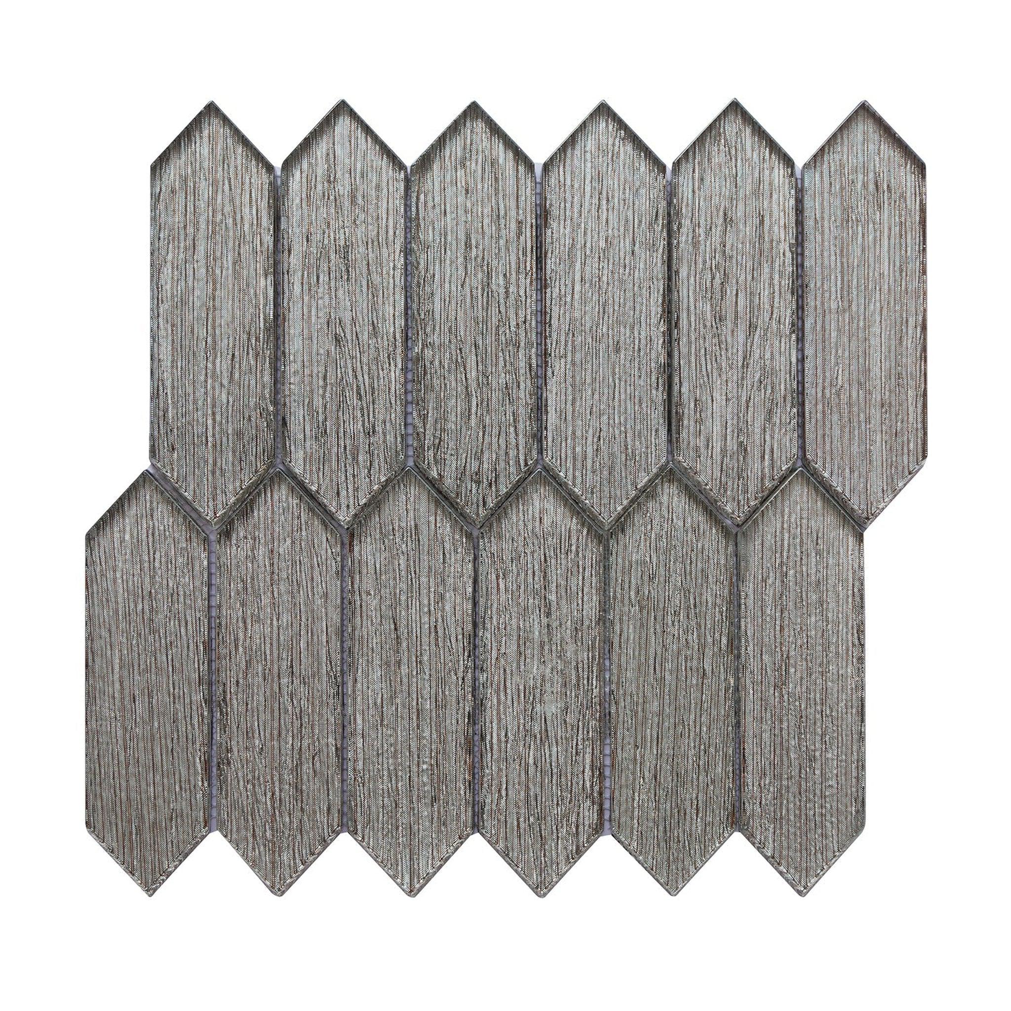 Altair Windey 11 pcs. Hexagon Brown Glass Mosaic Wall Tile – US Bath Store