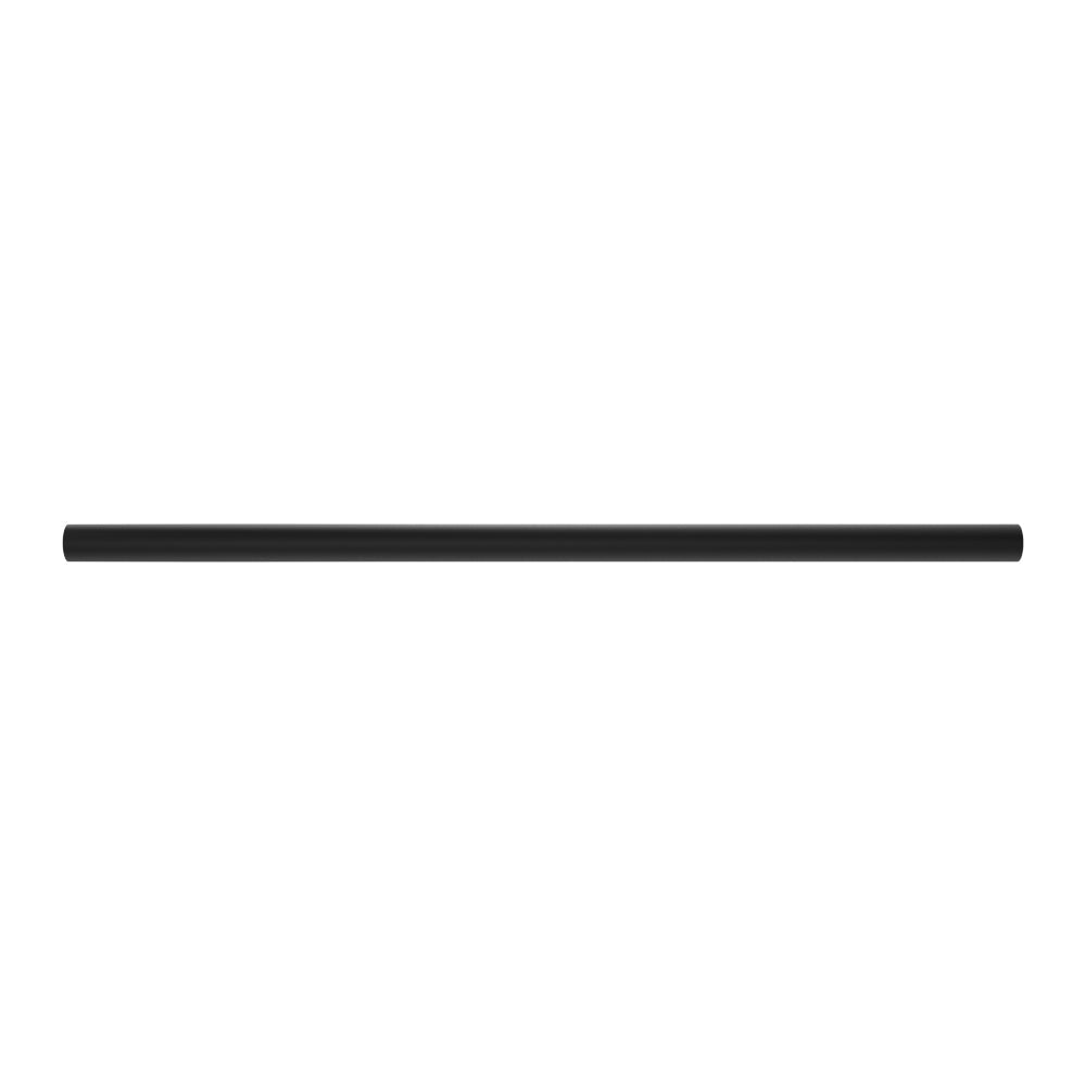 Amba Modello I Round 40" Hardwired Single Bar Matte Black Towel Warmer ...