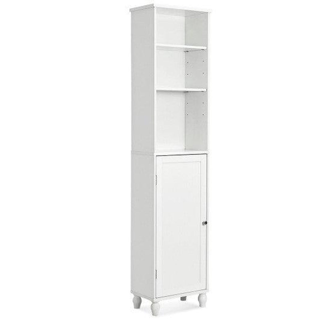 Costway Bathroom Tower Storage Shelving Display Cabinet – US Bath Store