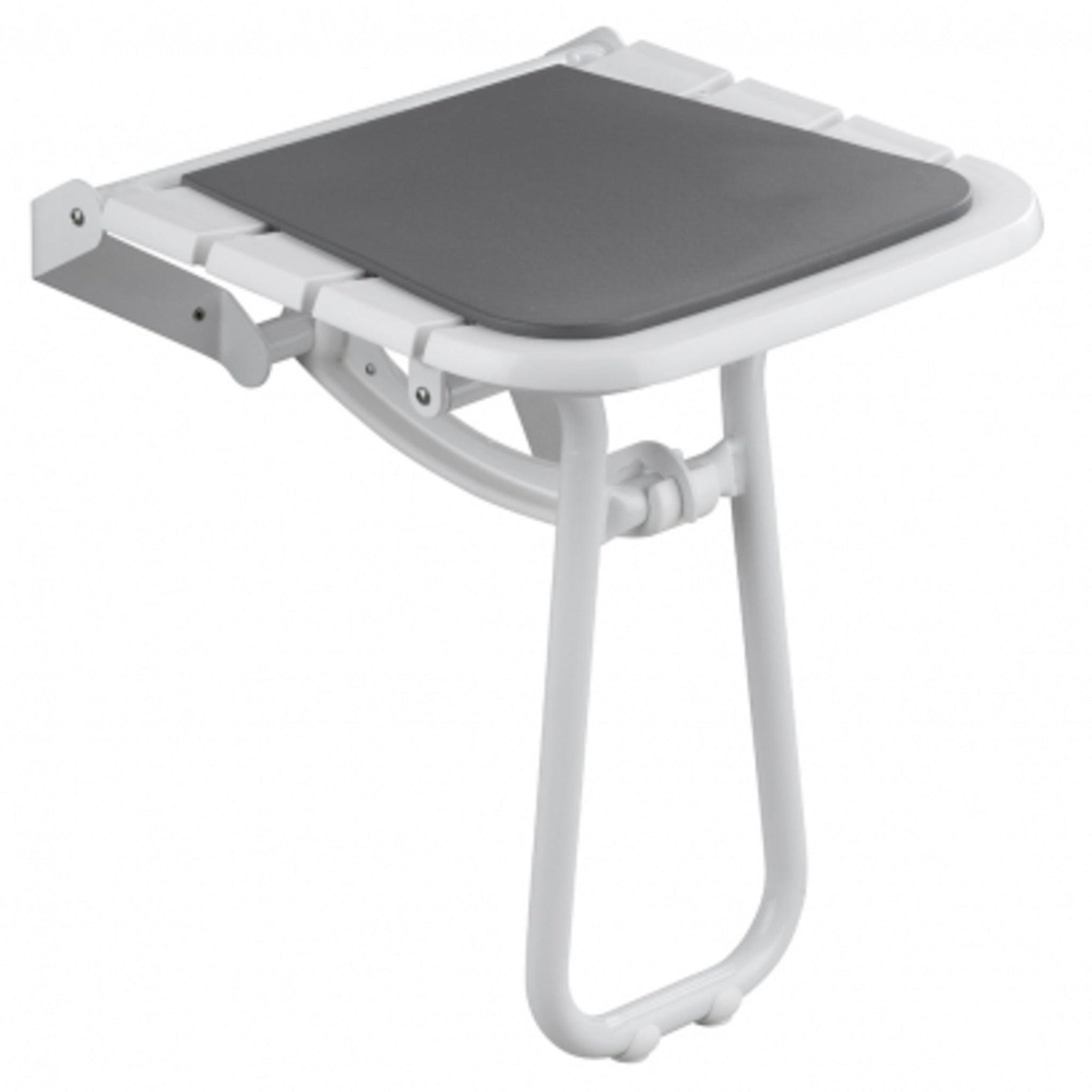 Design By Intent - Pellet Comfortique 18" Wall Mounted Fold Away White ...