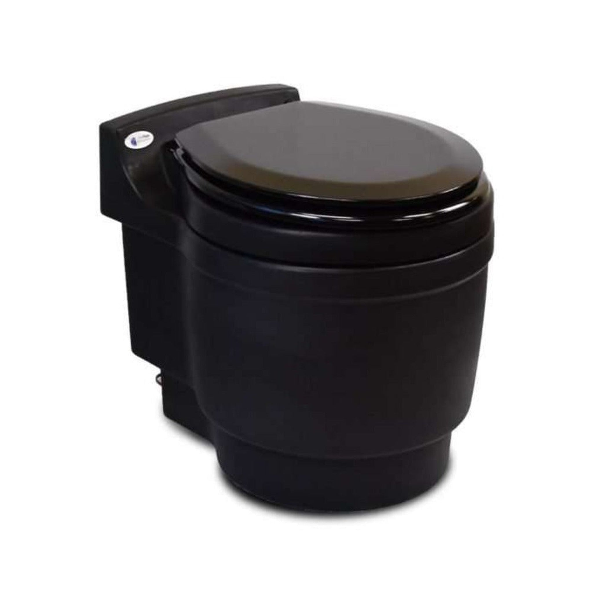 Dry Flush Laveo Black Portable Toilet With Battery and Charger – US ...