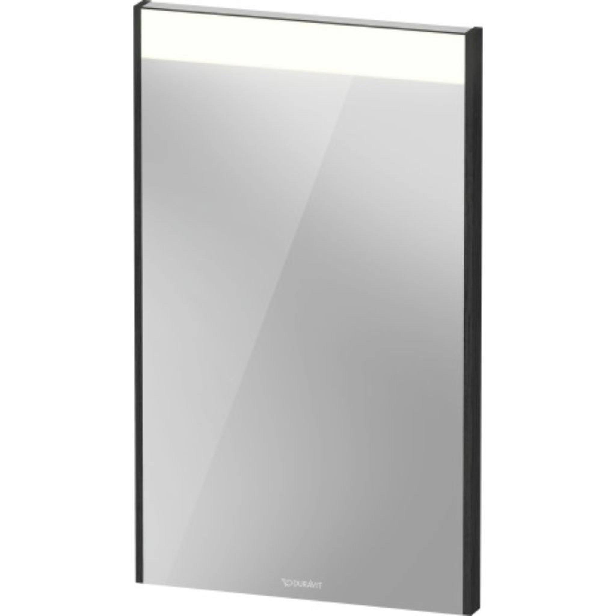 Duravit Brioso 17" x 28" x 1" Mirror With Lighting Black Oak – US Bath ...