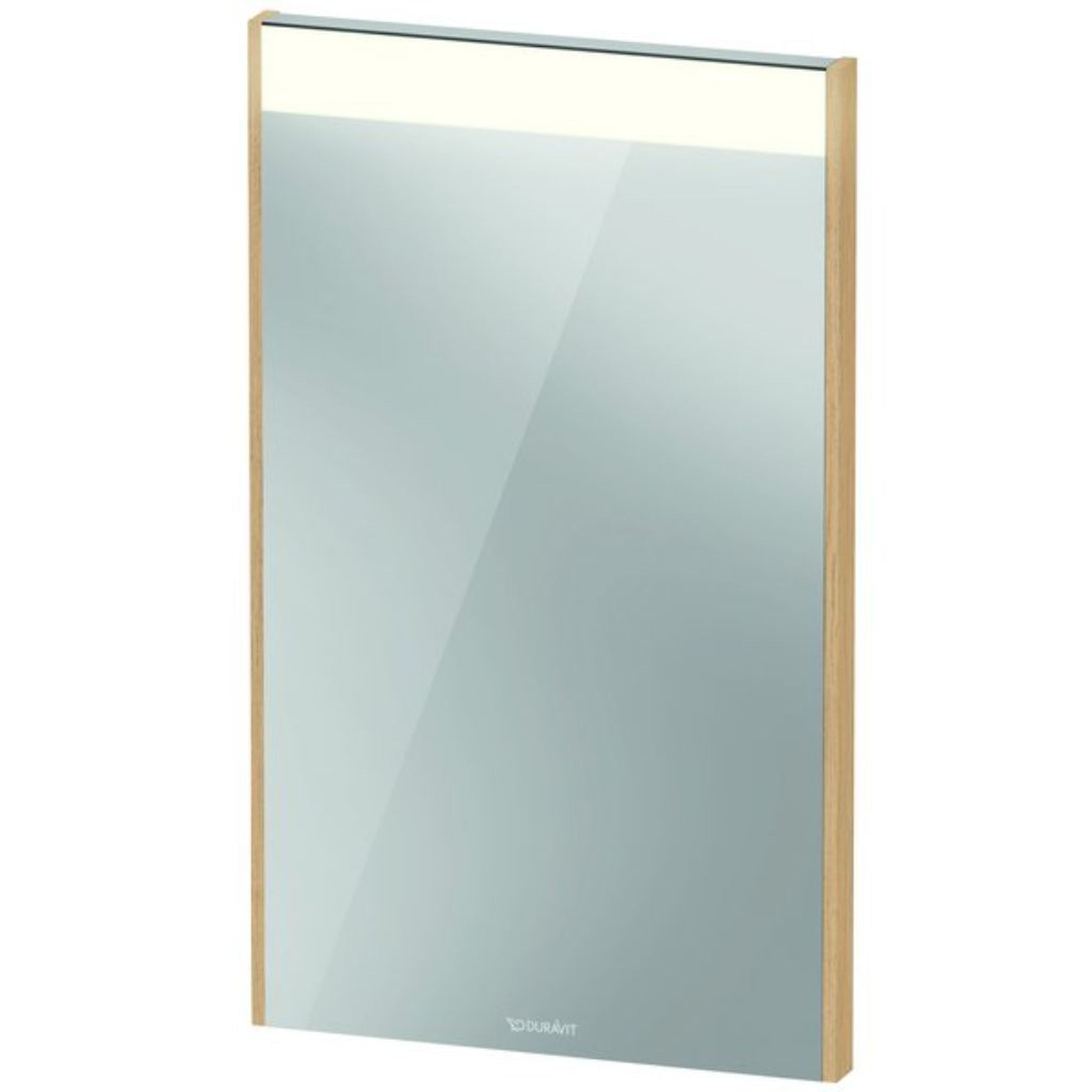 Duravit Brioso 17" x 28" x 2" Mirror With Lighting Natural Oak – US ...