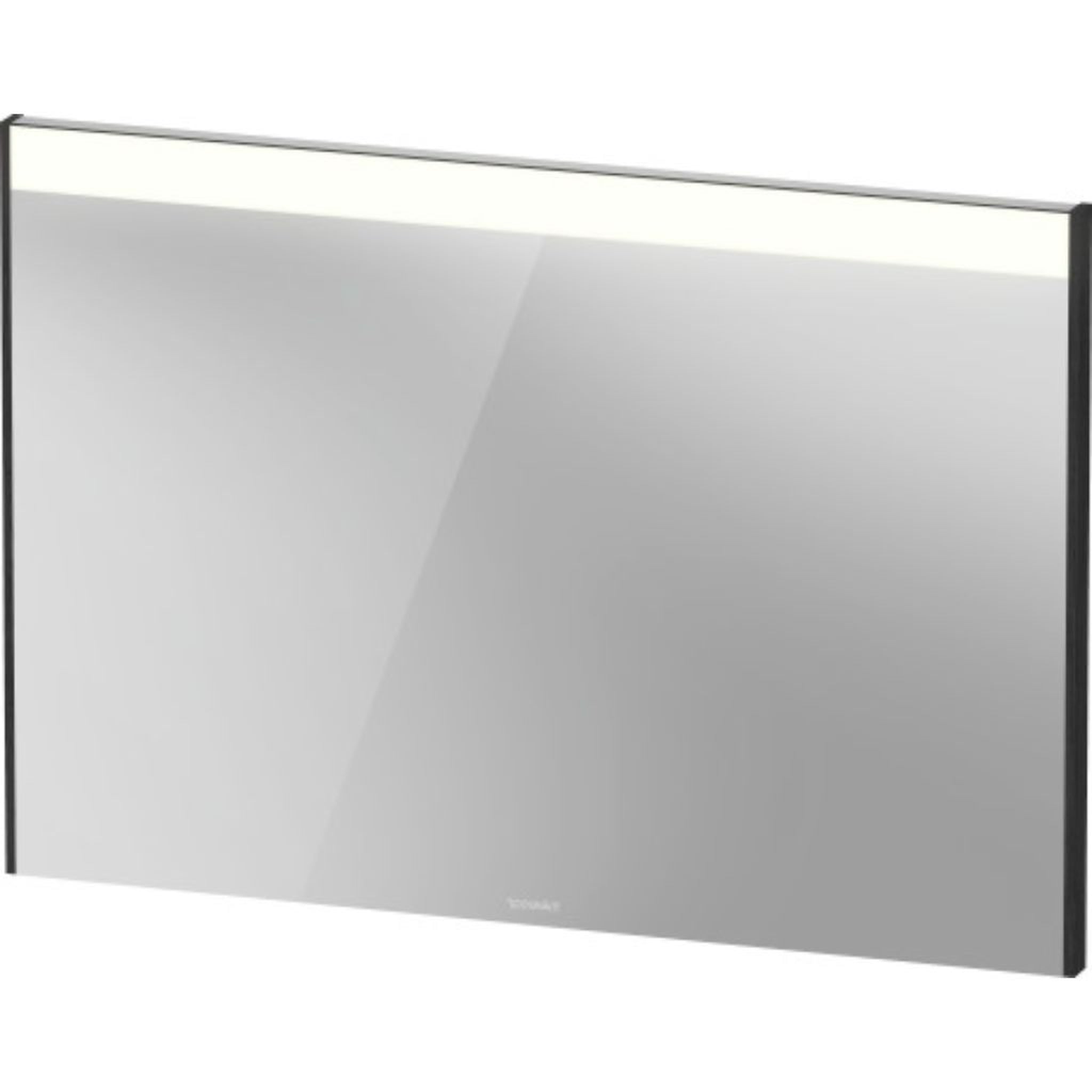 Duravit Brioso 40" x 28" x 1" Mirror With Lighting Black Oak – US Bath ...