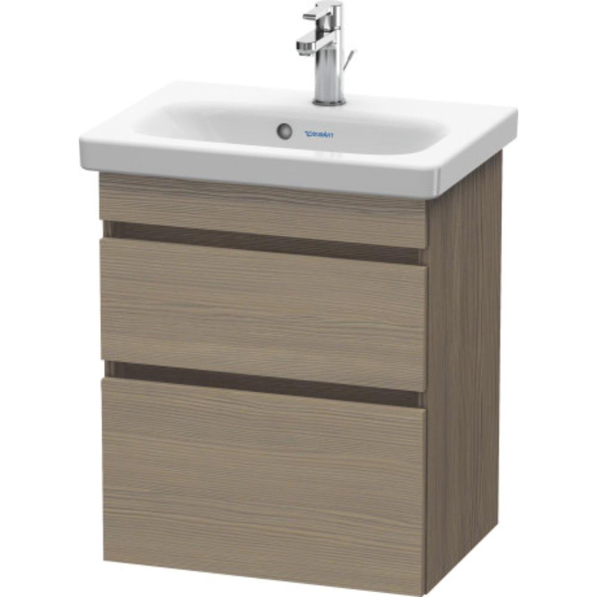 Duravit DuraStyle 20" x 24" x 14" Two Drawer Wall-Mount Vanity Unit in ...