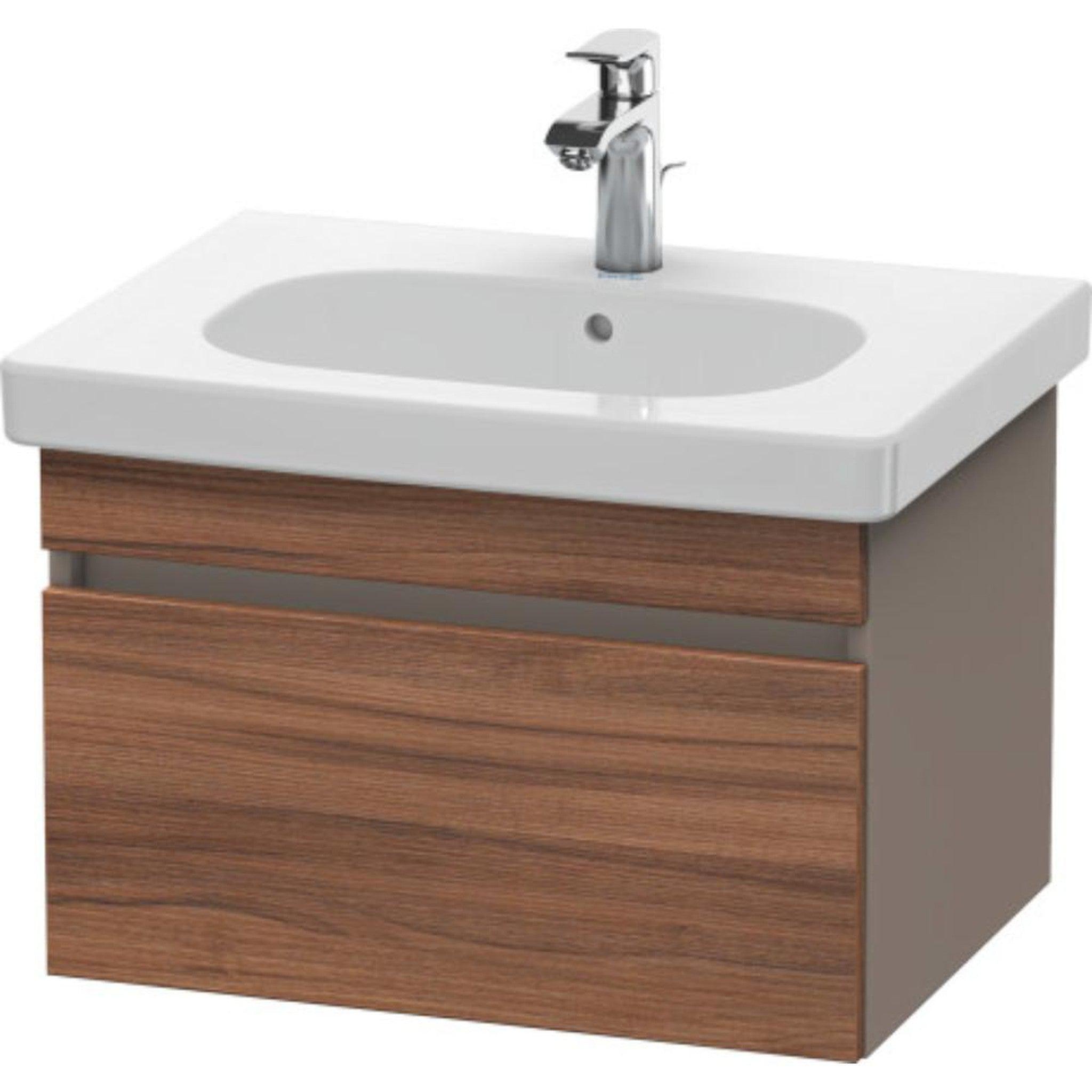 Duravit DuraStyle 24" x 16" x 18" One Drawer Wall-Mount Vanity Unit in ...