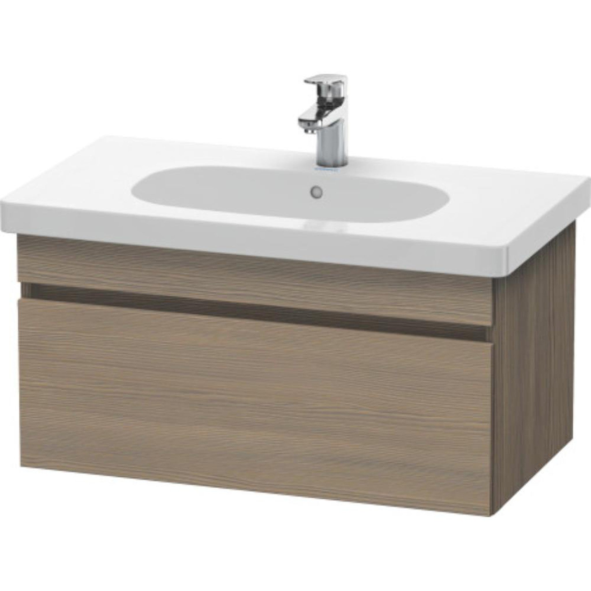 Duravit DuraStyle 31" x 16" x 18" One Drawer Wall-Mount Vanity Unit in ...