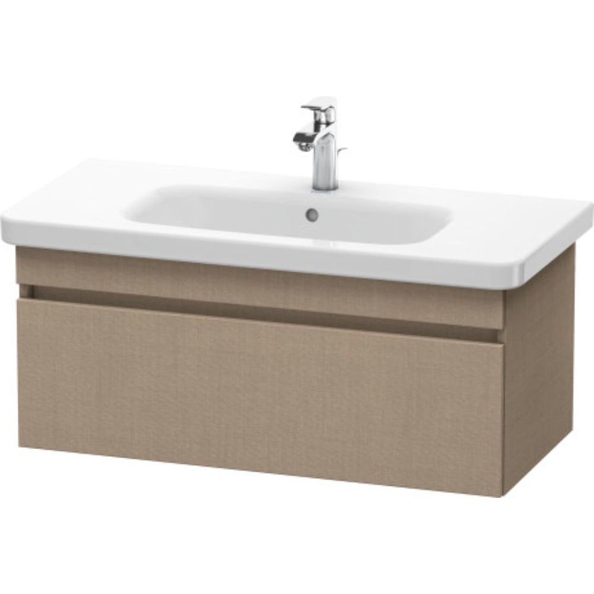 Duravit DuraStyle 37" x 16" x 18" One Drawer Wall-Mount Vanity Unit in ...