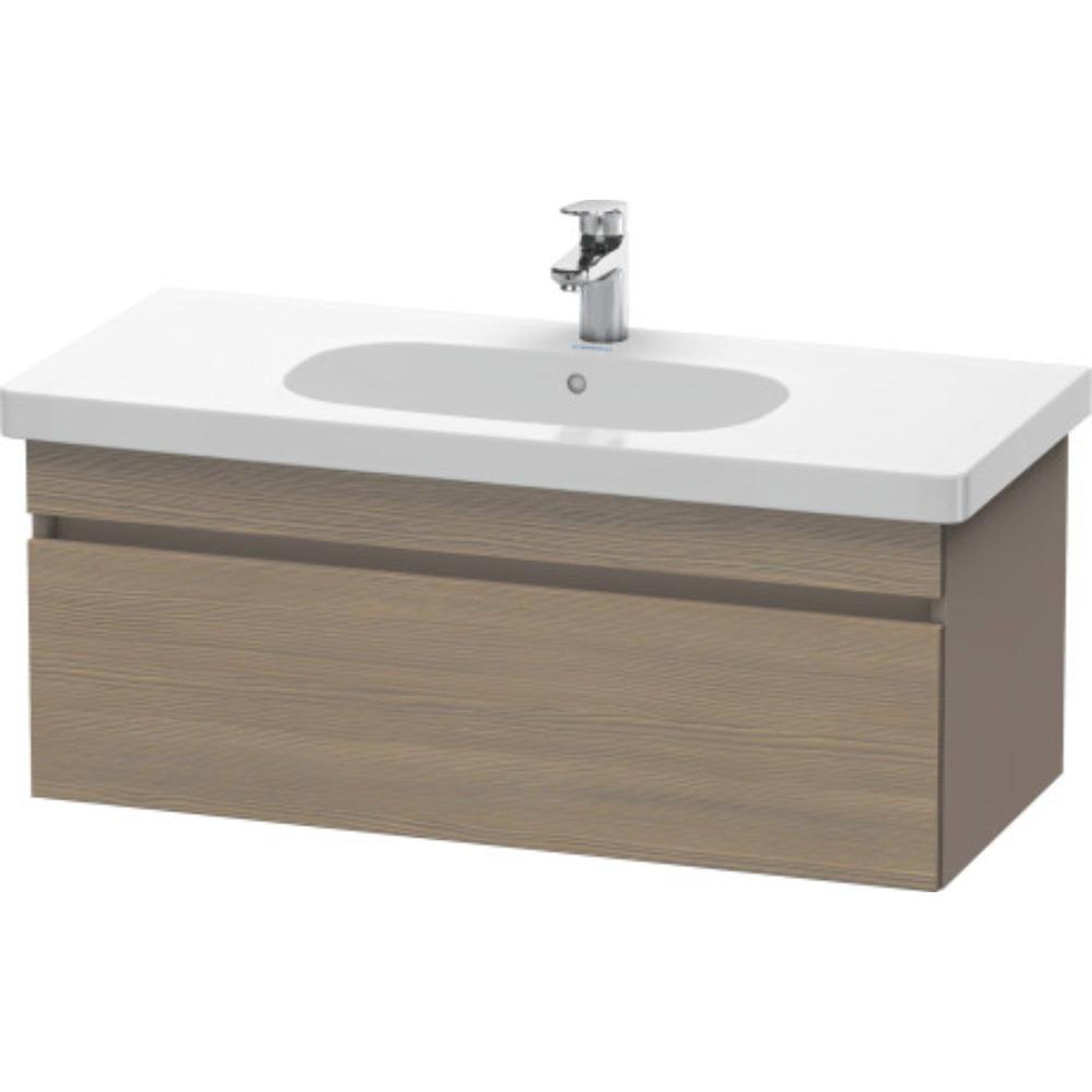Duravit DuraStyle 39" x 16" x 18" One Drawer Wall-Mount Vanity Unit in ...
