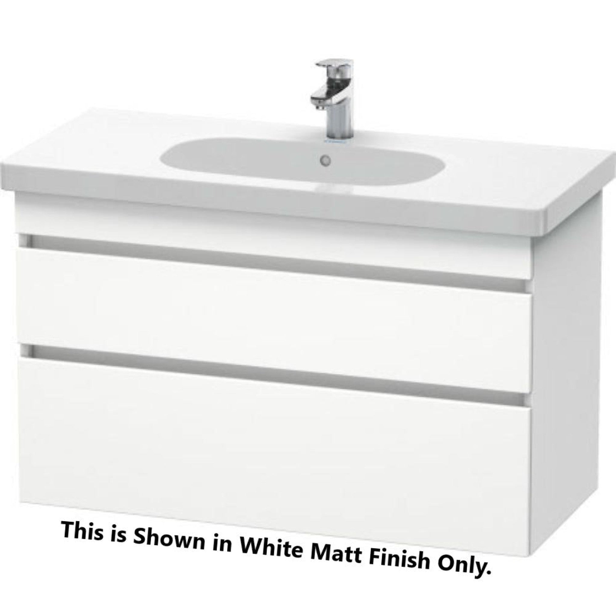 Duravit DuraStyle 39" x 24" x 18" Two Drawer Wall-Mount Vanity Unit in ...