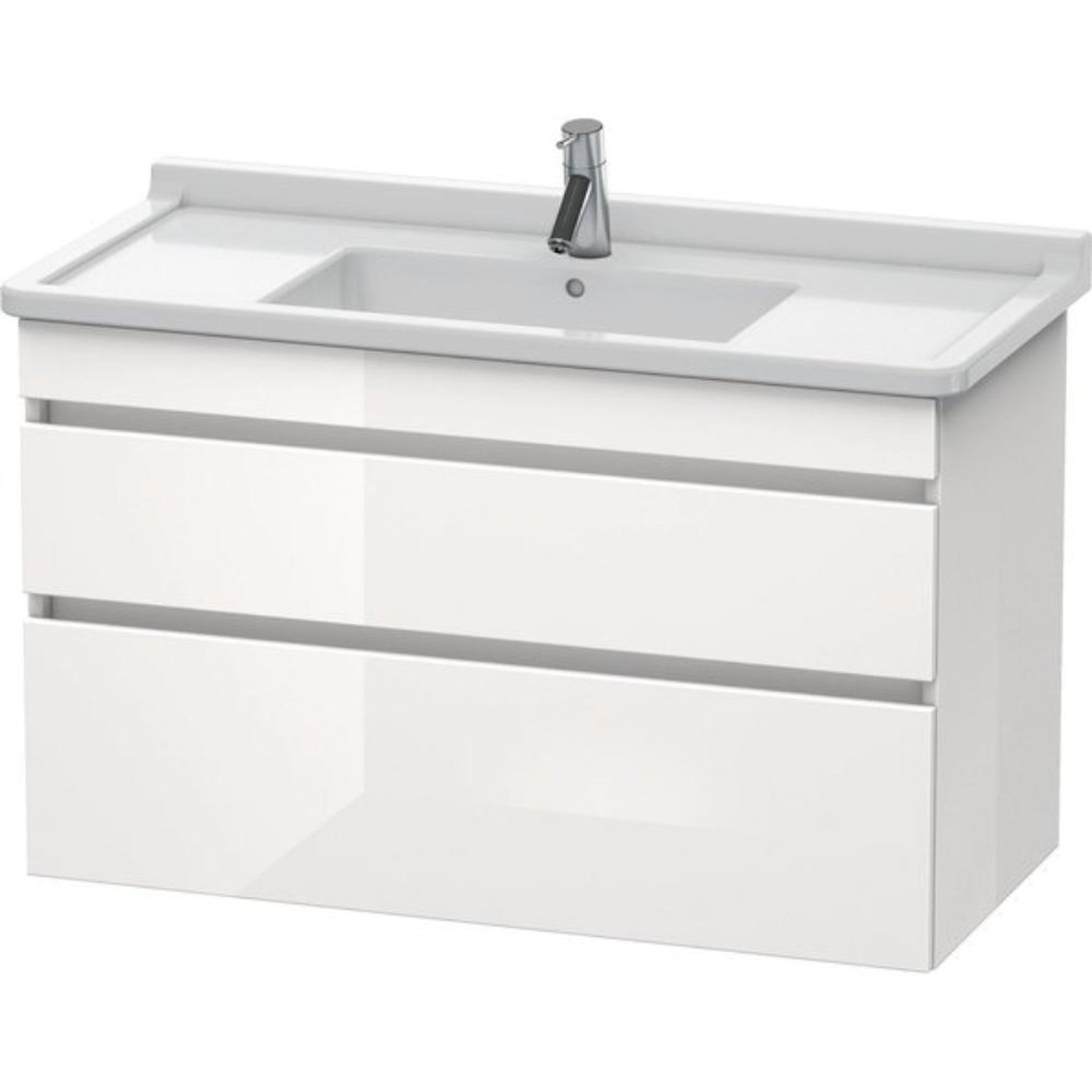 Duravit DuraStyle 39" x 24" x 18" Two Drawer Wall-Mount Vanity Unit in ...