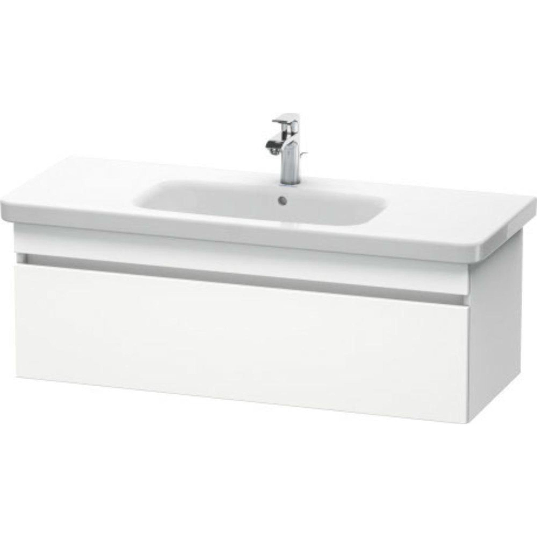 Duravit DuraStyle 44" x 16" x 18" One Drawer Wall-Mount Vanity Unit in ...