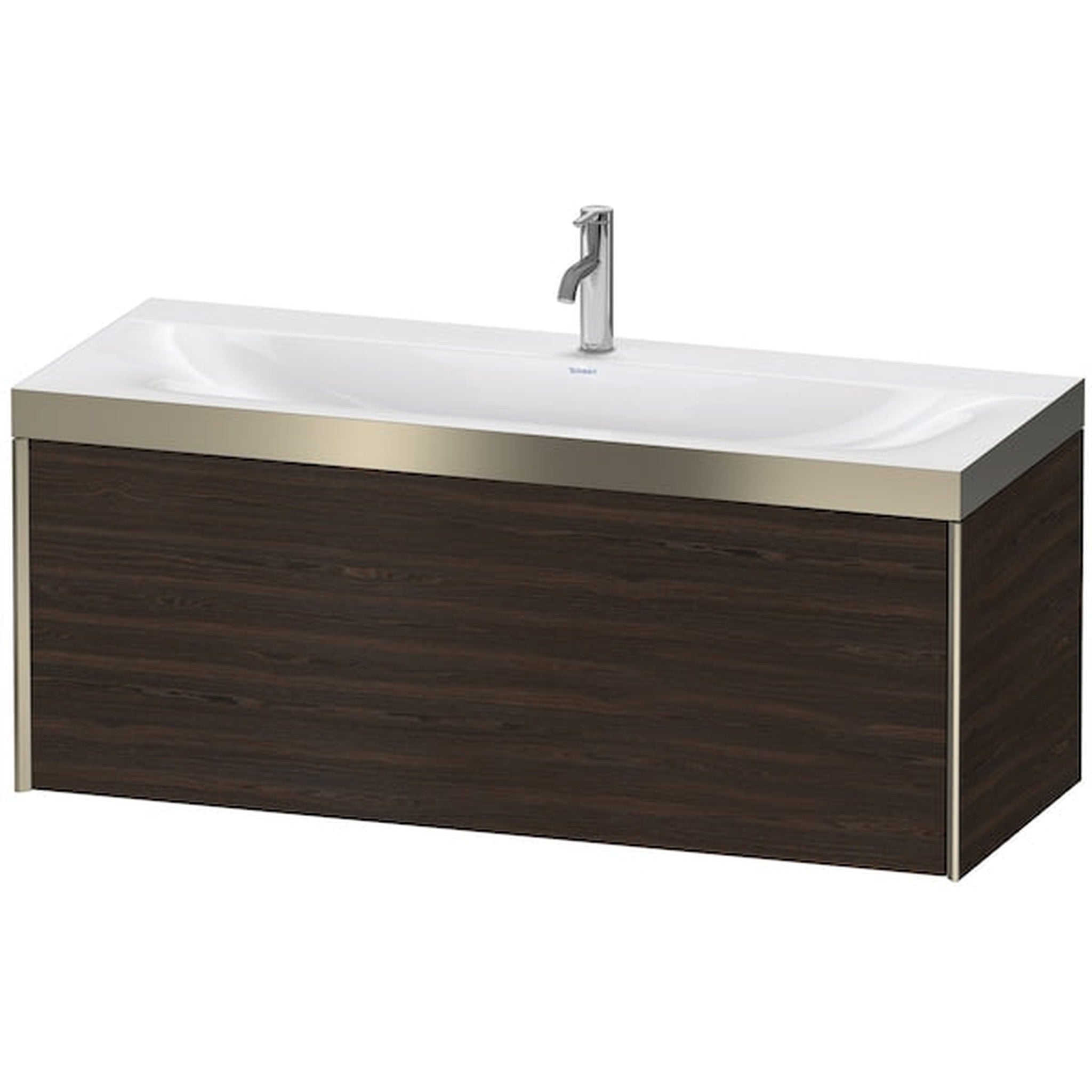 Duravit XViu 47" x 20" x 19" One Drawer C-Bonded Wall-Mount Vanity Kit ...