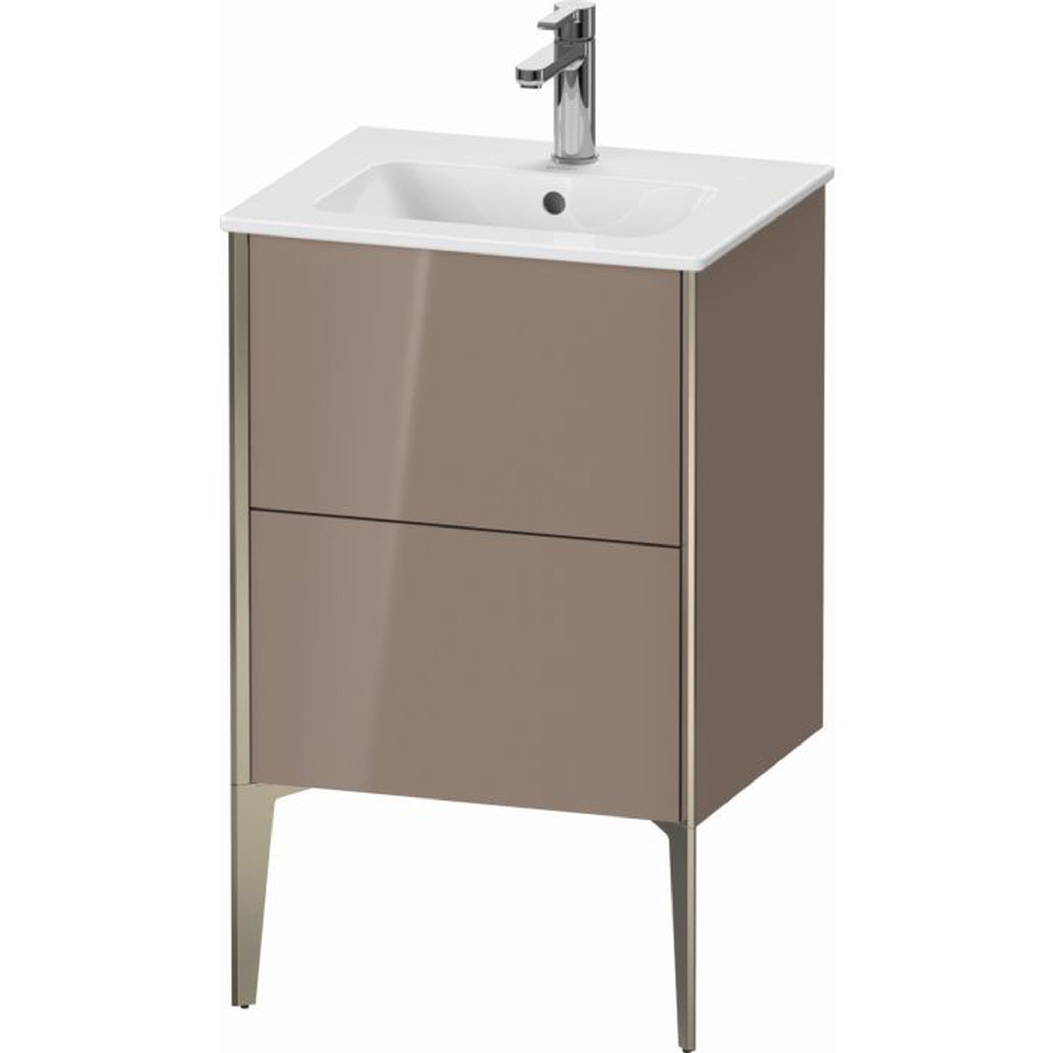 Duravit Xviu 20" x 23" x 17" Two Drawer Floorstanding Vanity Unit, Cap ...