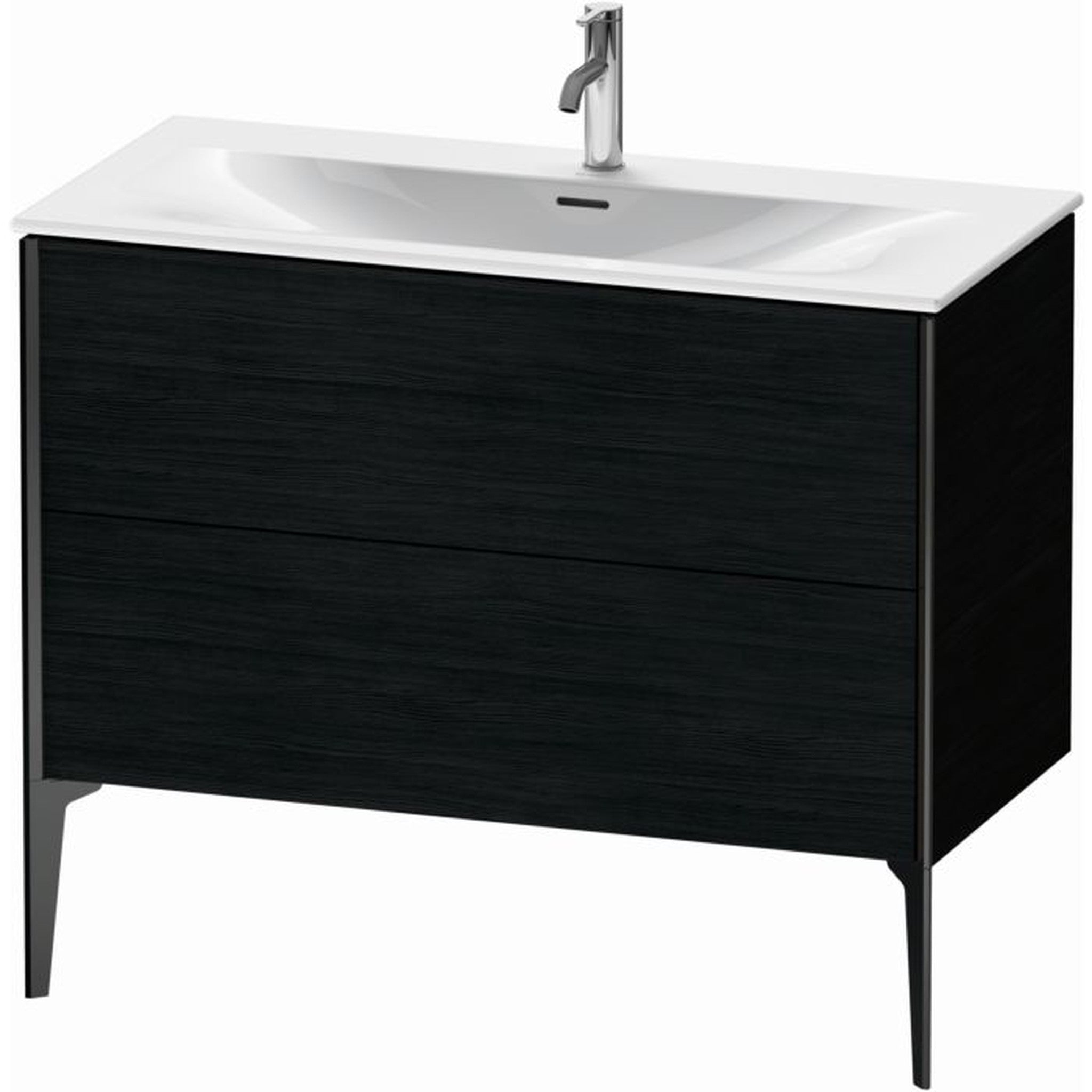 Duravit Xviu 40" x 23" x 19" Two Drawer Floorstanding Vanity Unit, Oak ...
