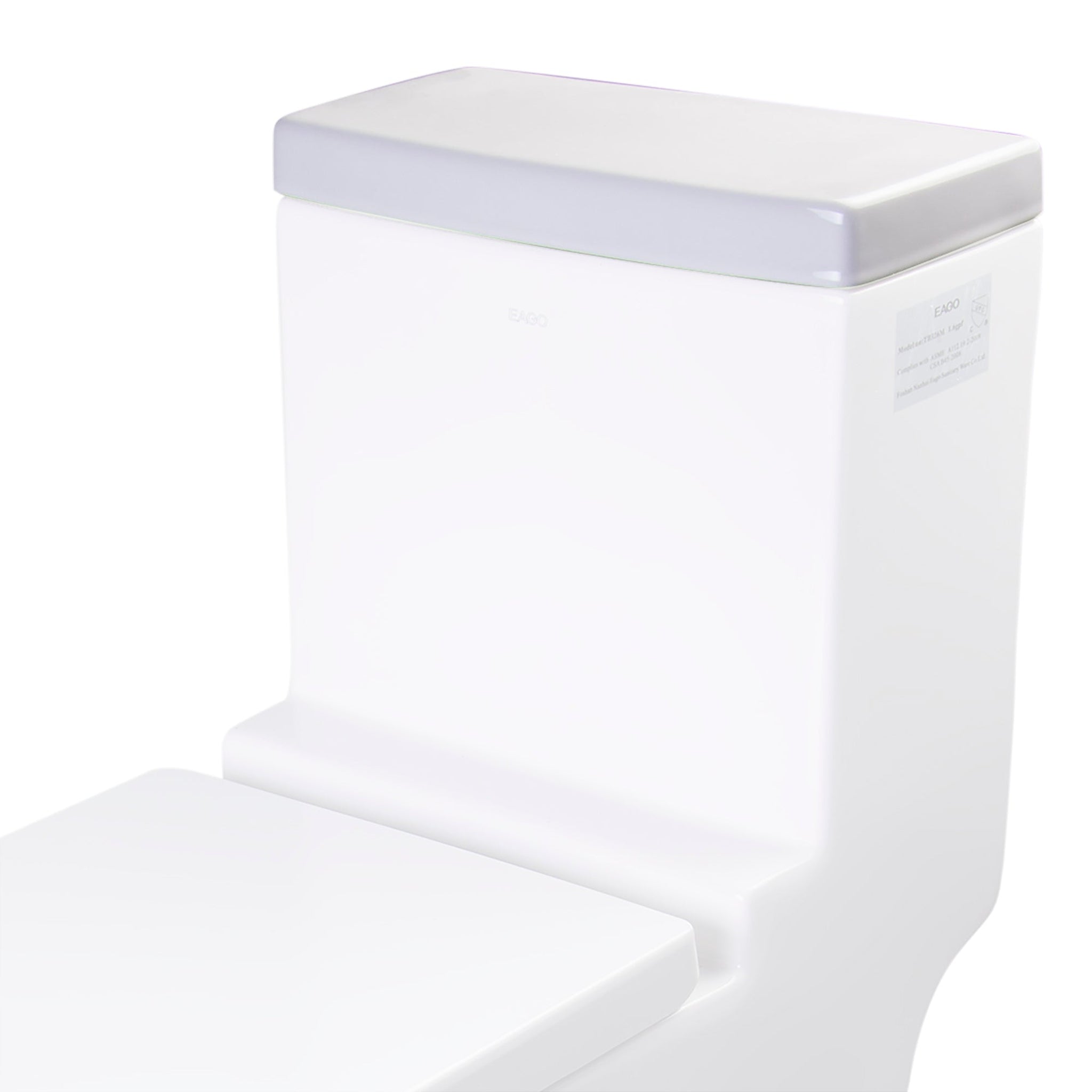 Eago Toilet Lid for TB326 15" White Ceramic Toilet – US Bath Store