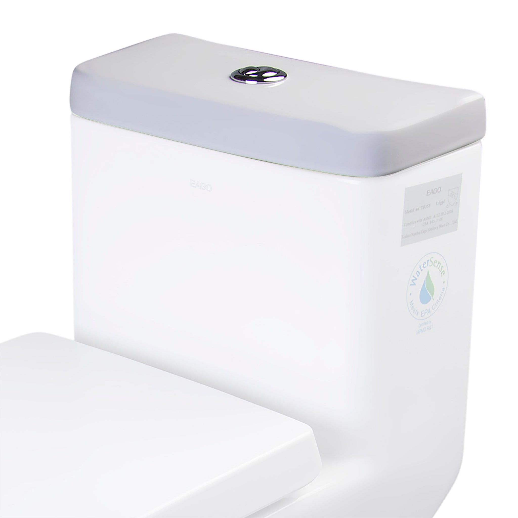 Eago Toilet Lid for TB353 14" White Ceramic Toilet – US Bath Store