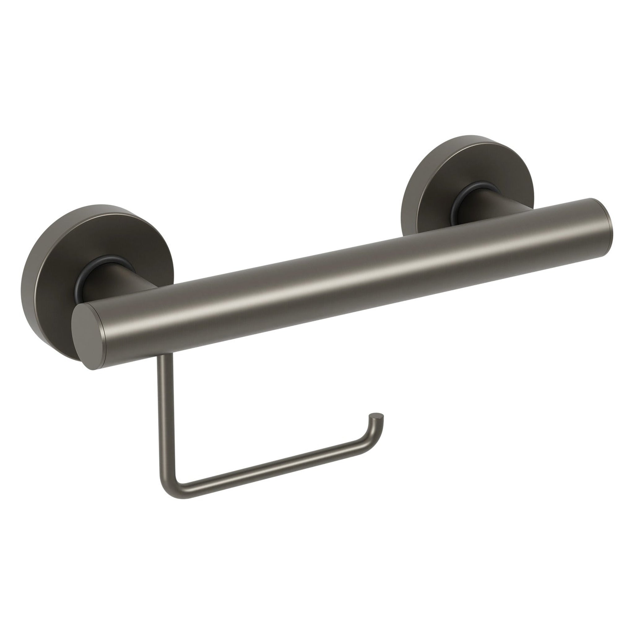 Evekare 12" Stainless Steel Concealed Mount Grab Bar With Integrated T ...