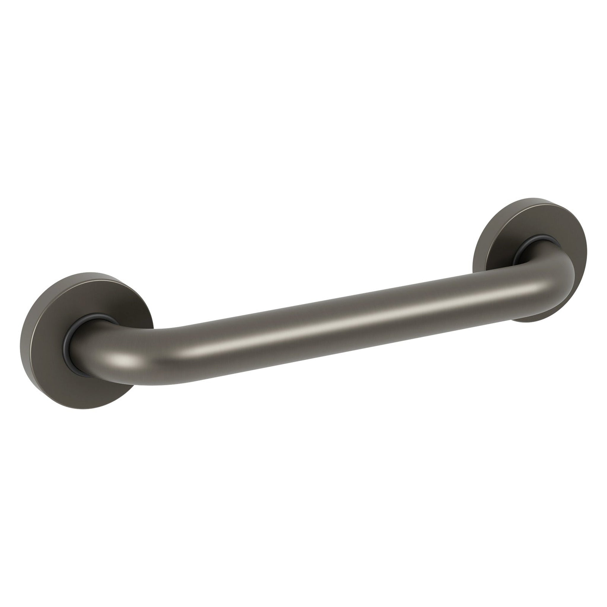 Evekare 12" x 1.25" Stainless Steel Concealed Mount Grab Bar in Gunmet ...