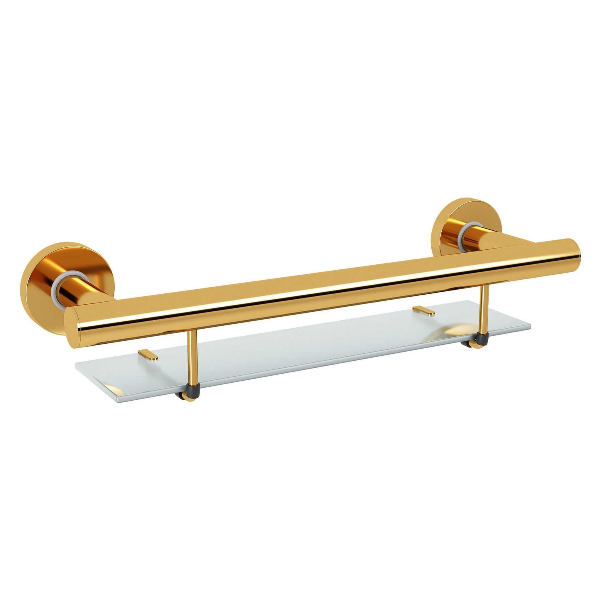 Evekare 19" Stainless Steel Concealed Mount Shower/Bath Grab Bar With ...