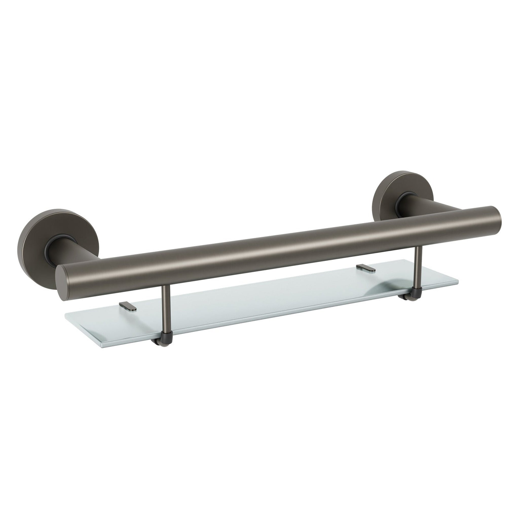 Evekare 19" Stainless Steel Concealed Mount Shower/Bath Grab Bar With ...