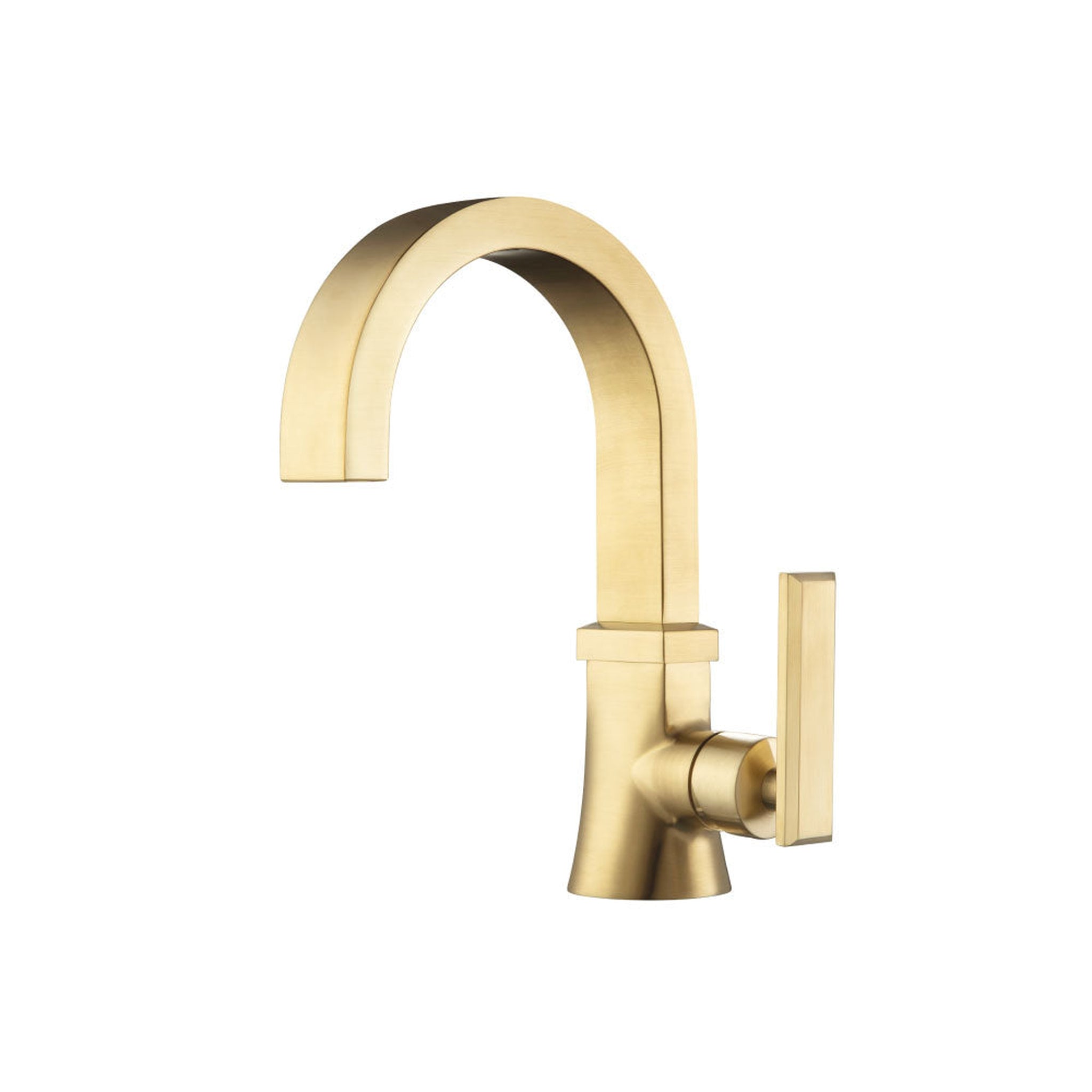 Flusso Faucets Serie 230 Single Hole Bathroom Faucet in Satin Brass ...
