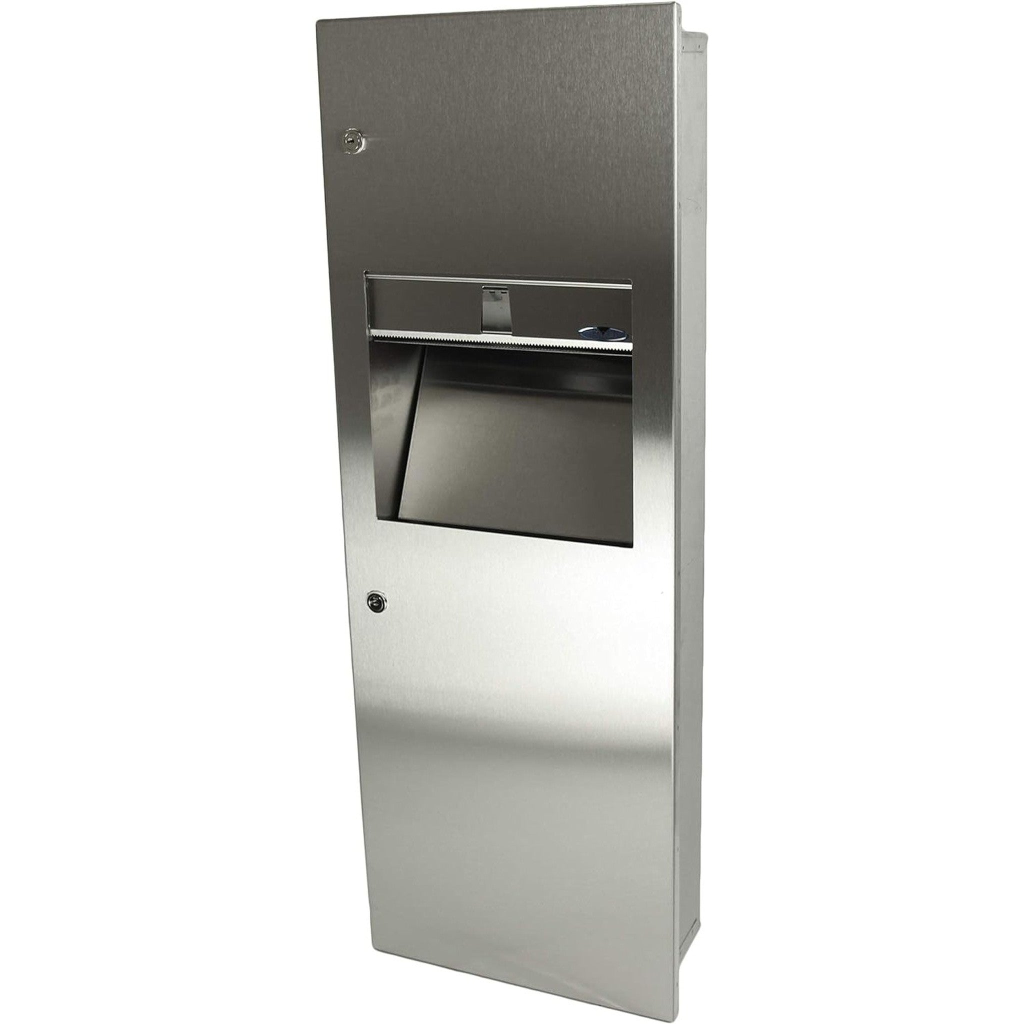 Frost 410-B Semi Recessed Stainless Steel Paper Dispenser and Disposal ...