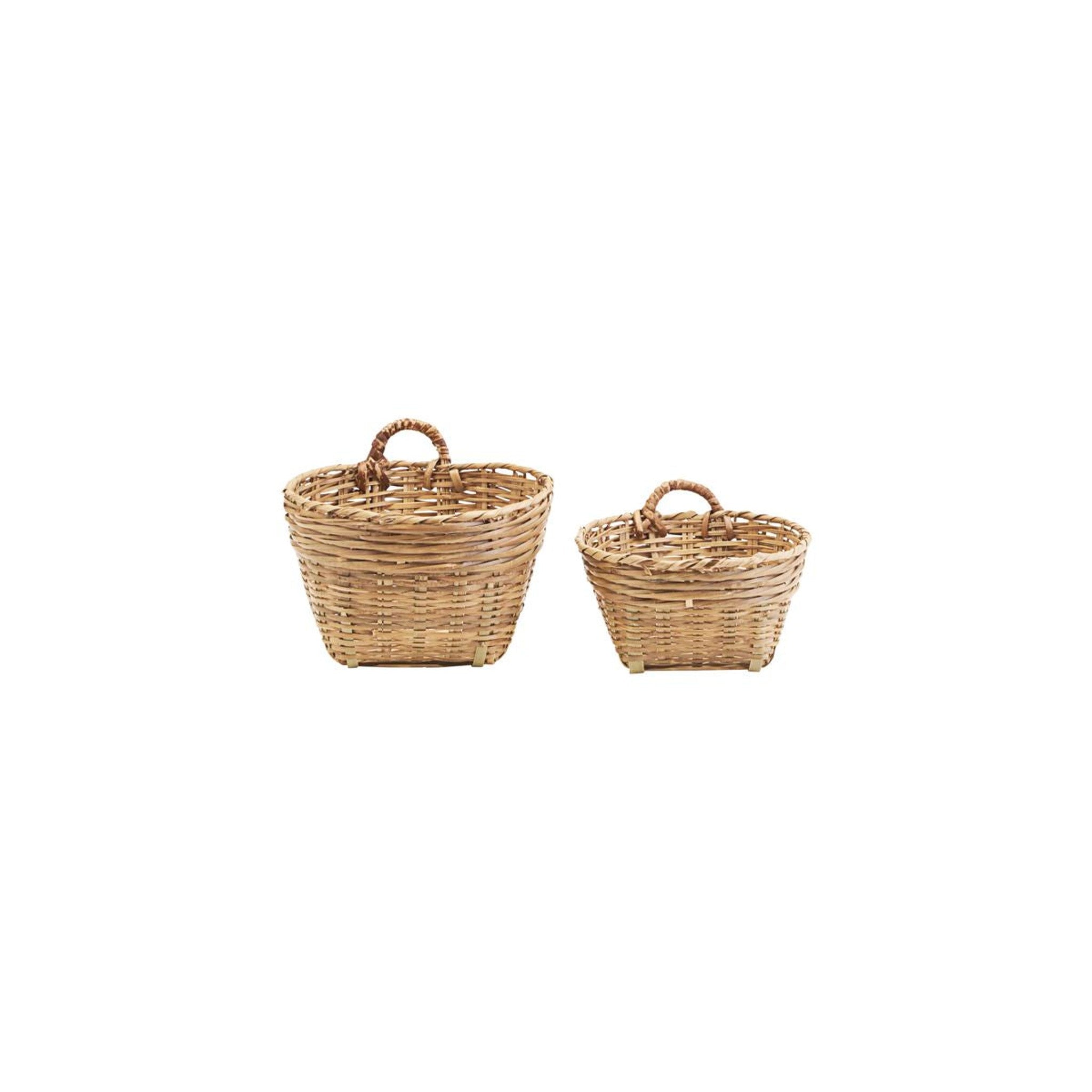 House Doctor Tradition Meraki Basket With Natural Finish – US Bath Store