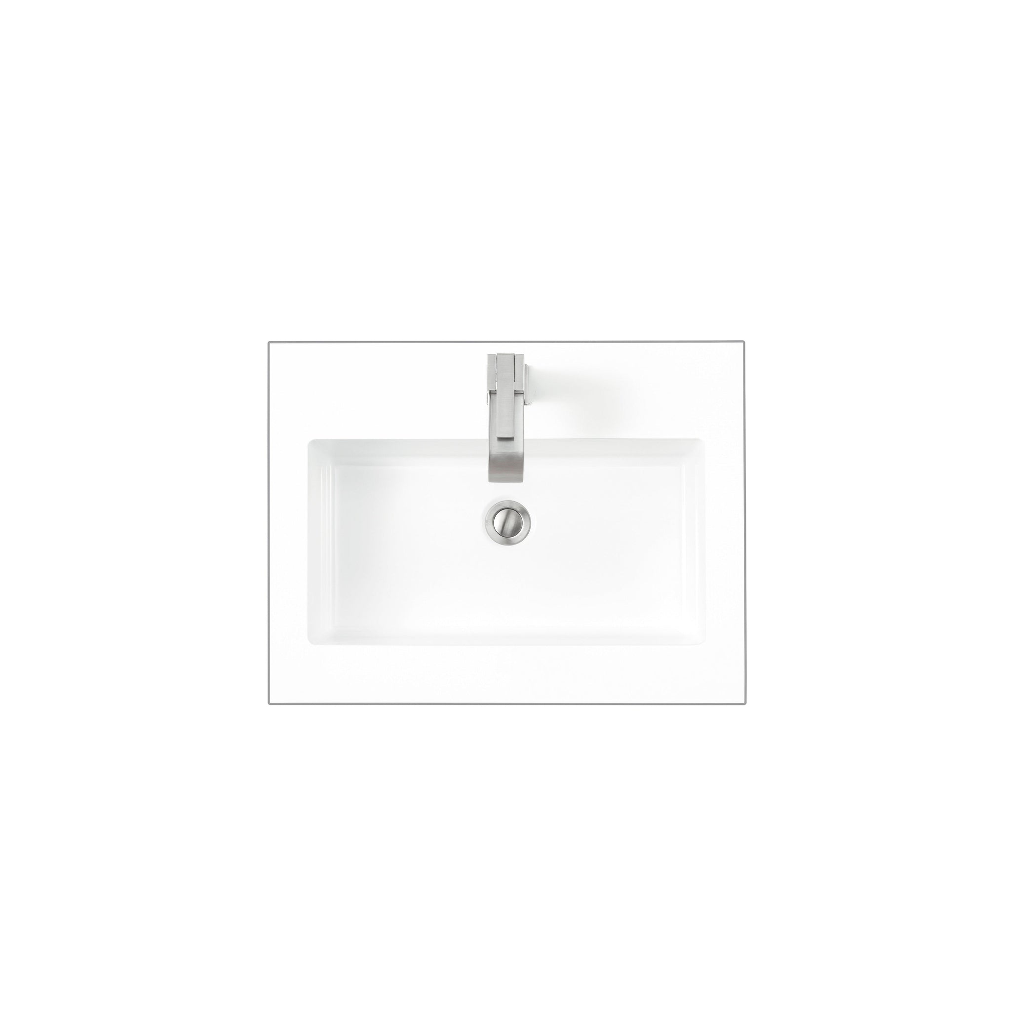 James Martin Vanities 24" Glossy White Single Sink Top – US Bath Store