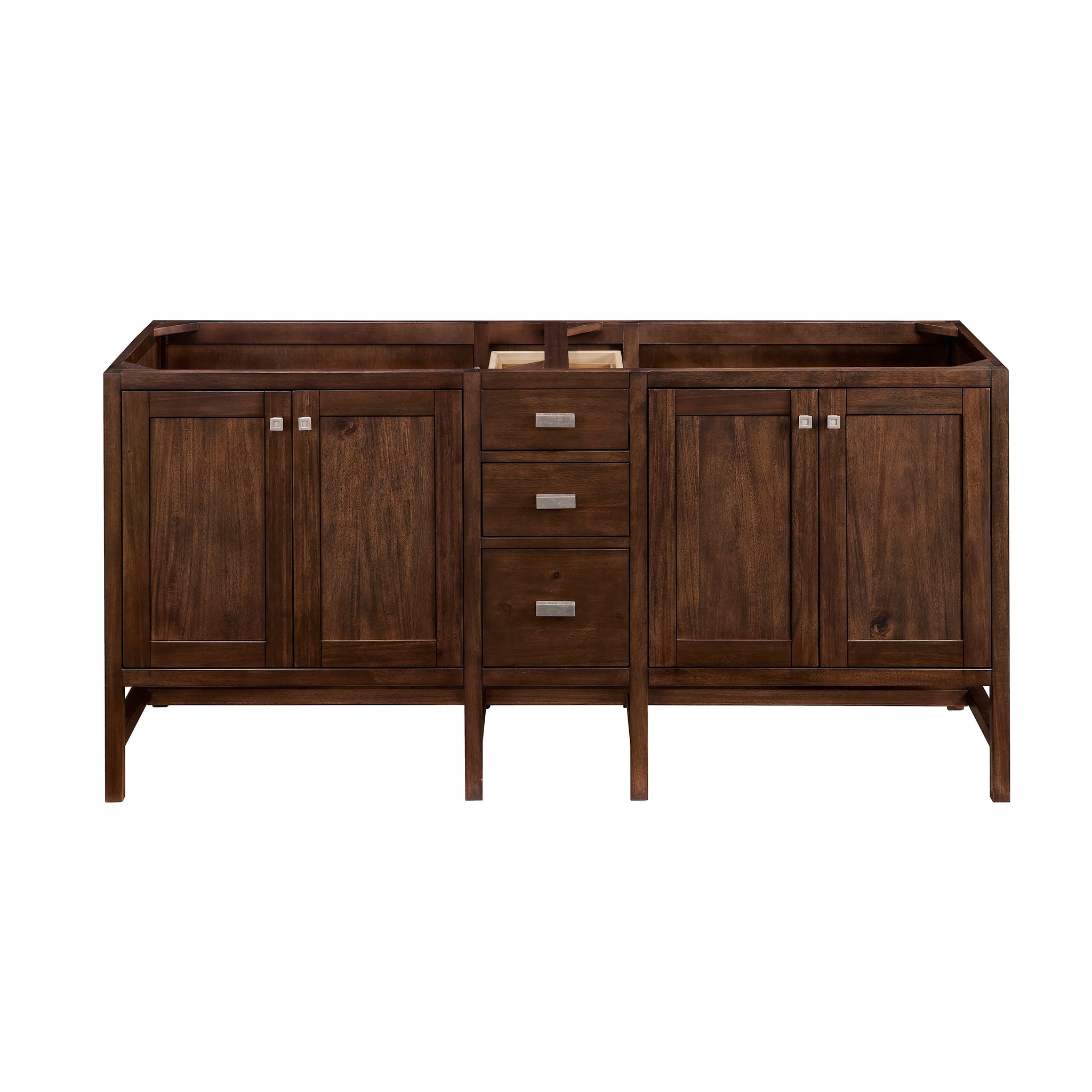 James Martin Vanities Addison 72" Mid Century Acacia Double Vanity Cab ...