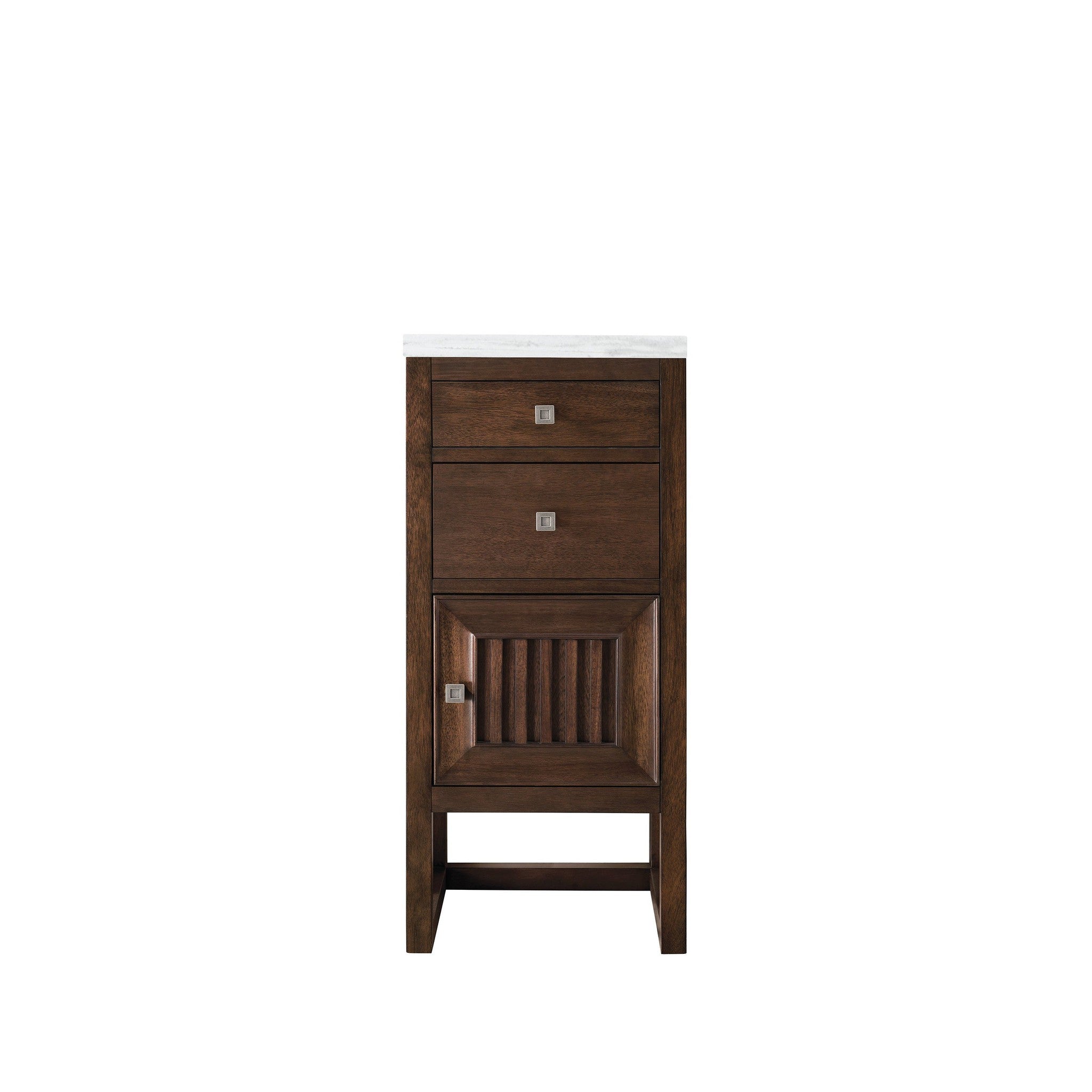 James Martin Vanities Athens 15" Mid Century Acacia Cabinet With Drawe ...