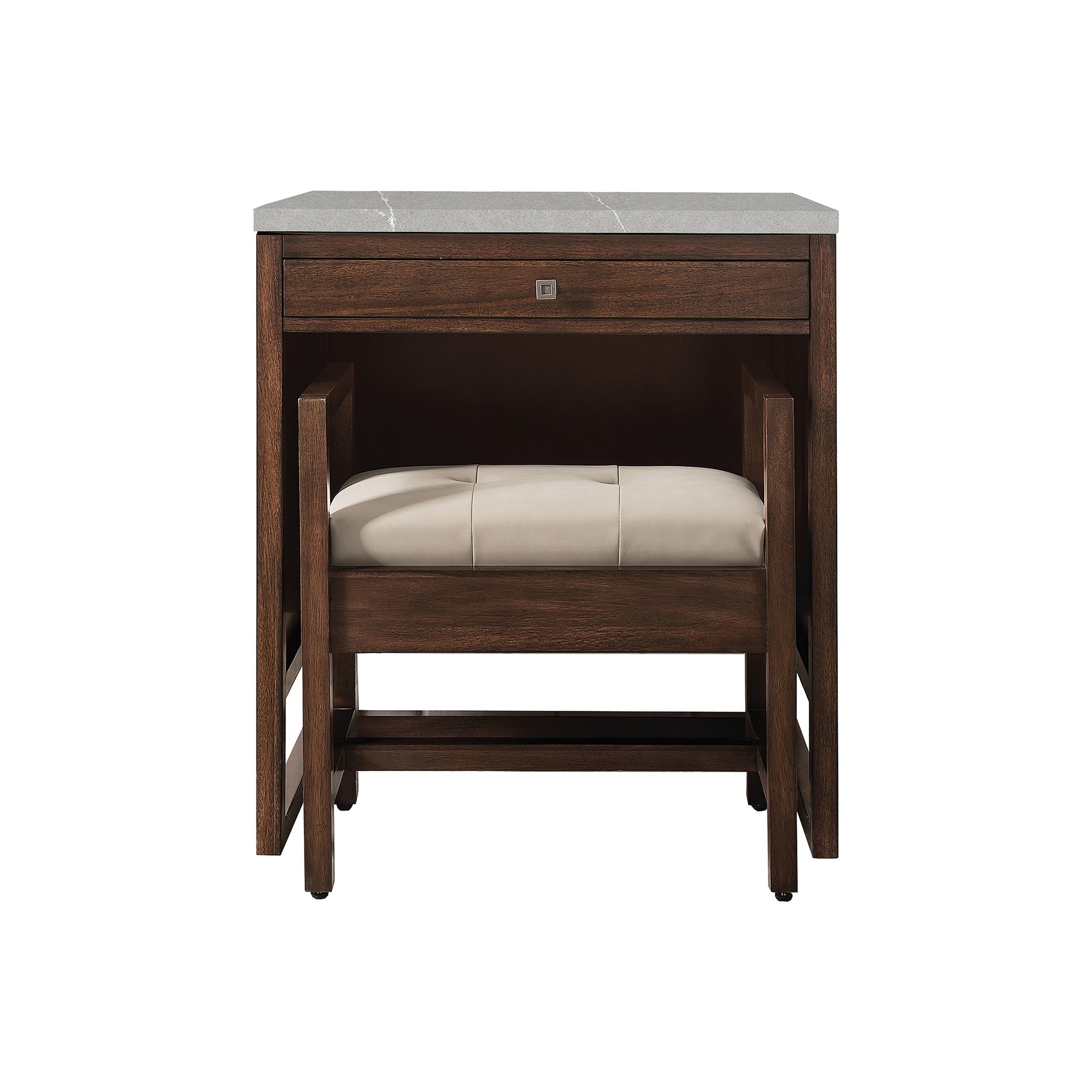 James Martin Vanities Athens 30" Mid Century Acacia Countertop Unit (m ...