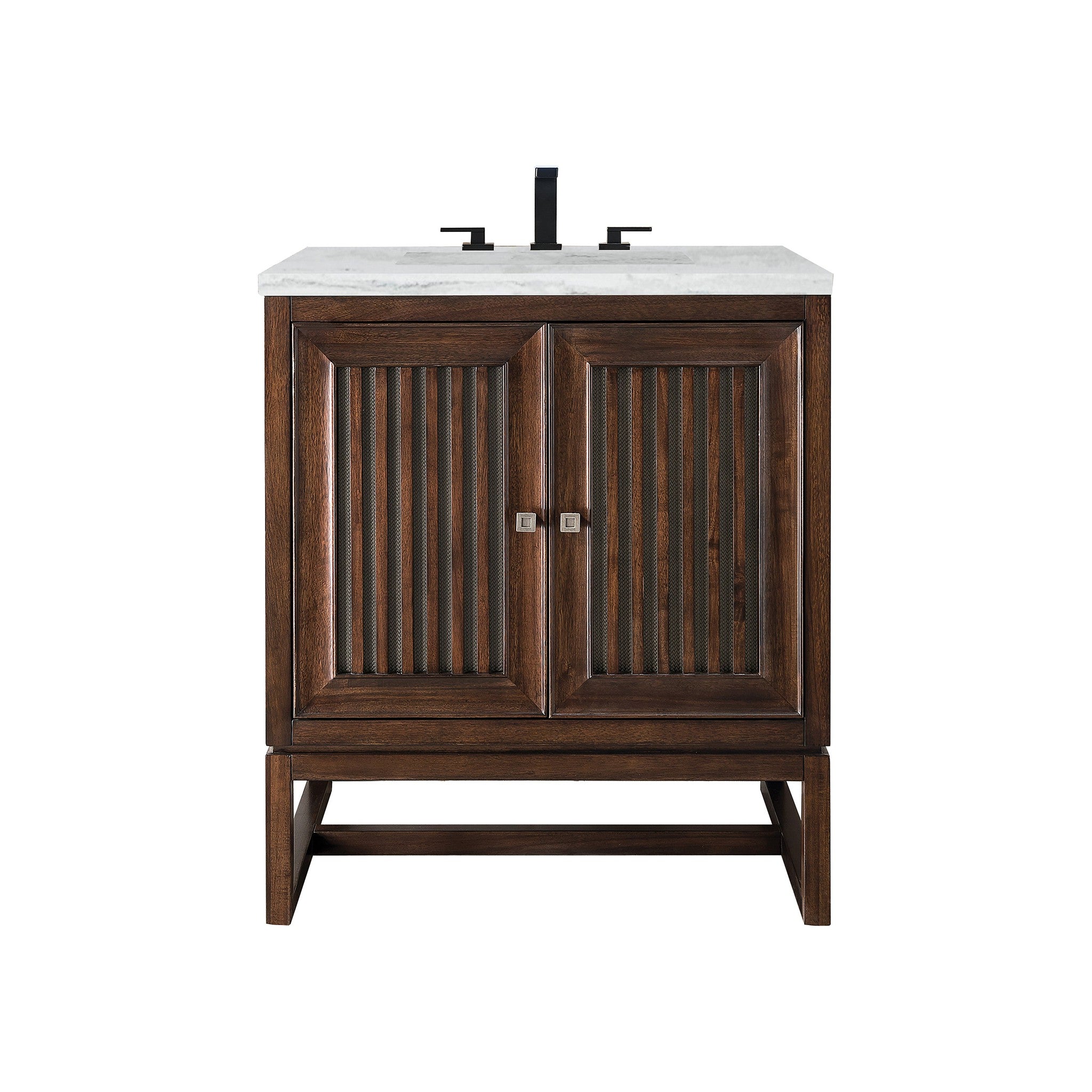 James Martin Vanities Athens 30" Mid Century Acacia Single Vanity Cabi ...