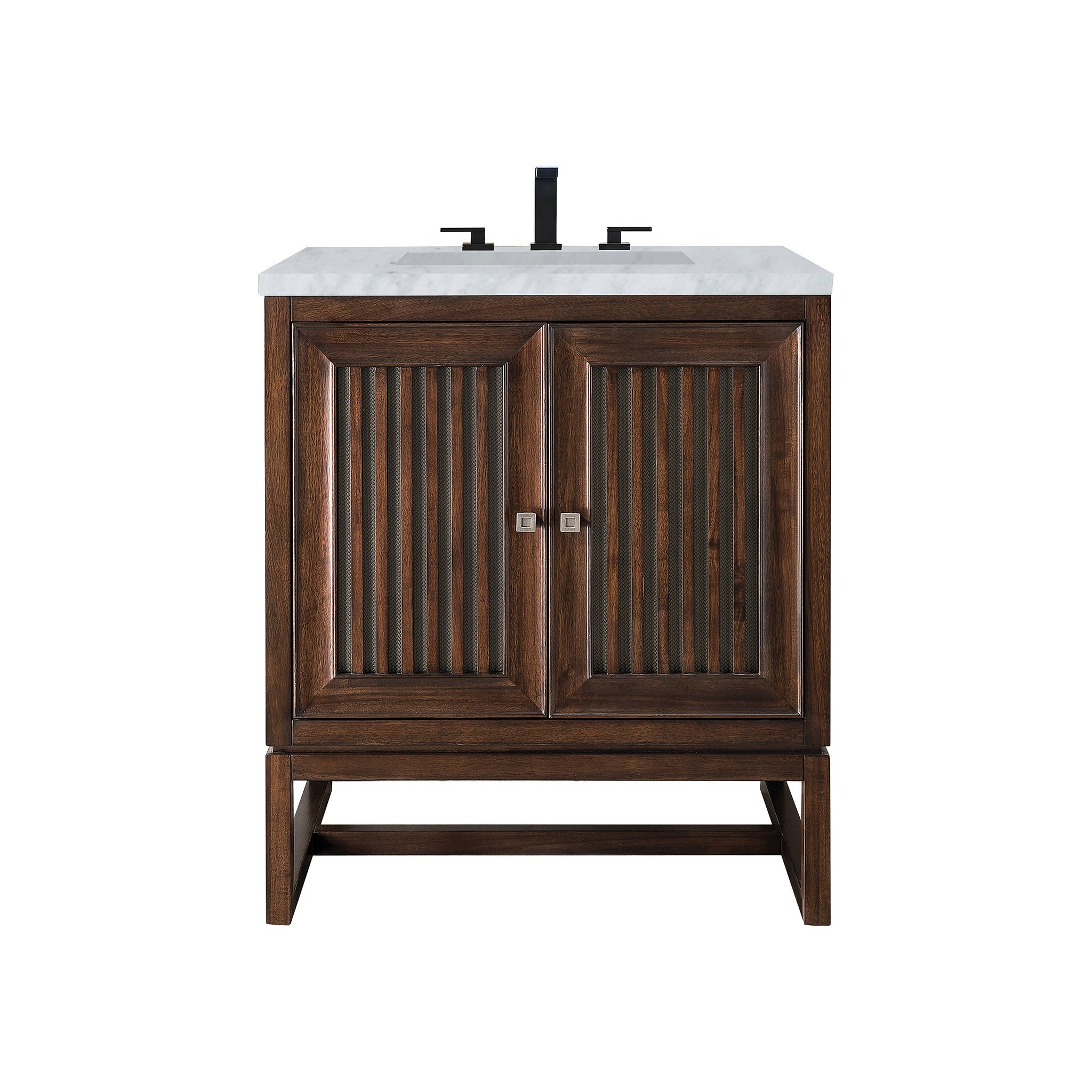 James Martin Vanities Athens 30" Mid Century Acacia Single Vanity Cabi ...