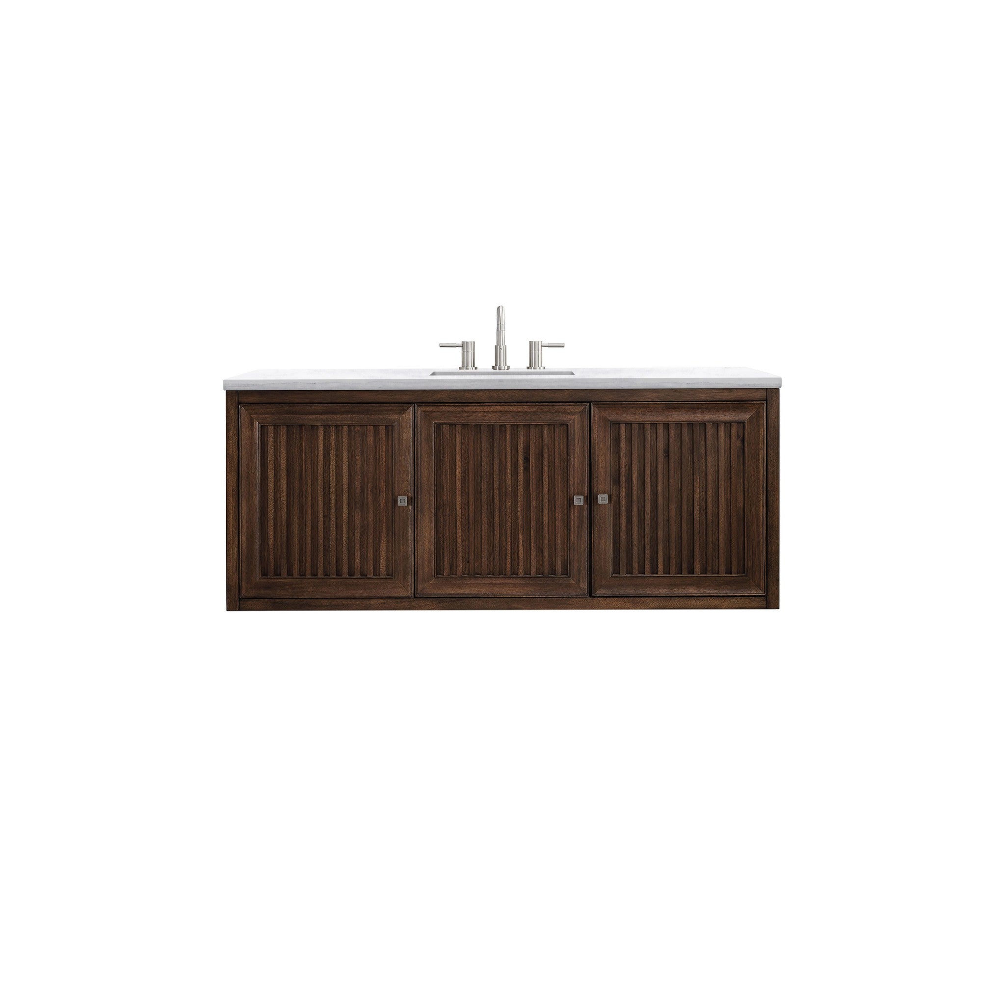 James Martin Vanities Athens 60" Mid Century Acacia Single Vanity Cabi ...