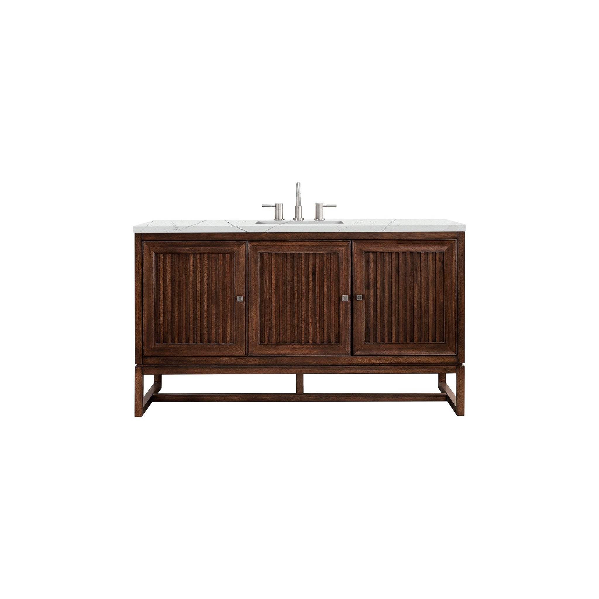 James Martin Vanities Athens 60" Mid Century Acacia Single Vanity Cabi ...