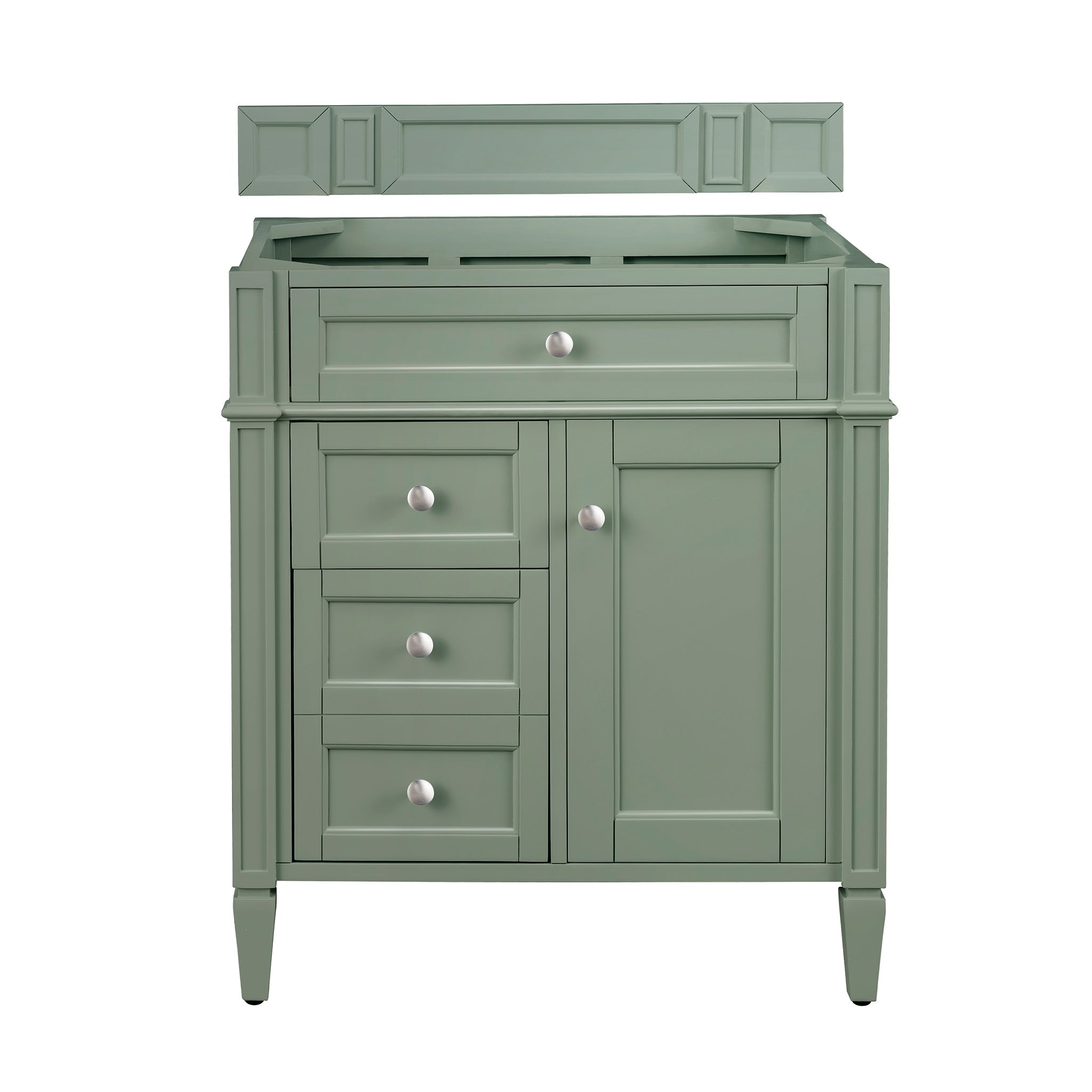 James Martin Vanities Brittany 30" Smokey Celadon Single Vanity – US ...