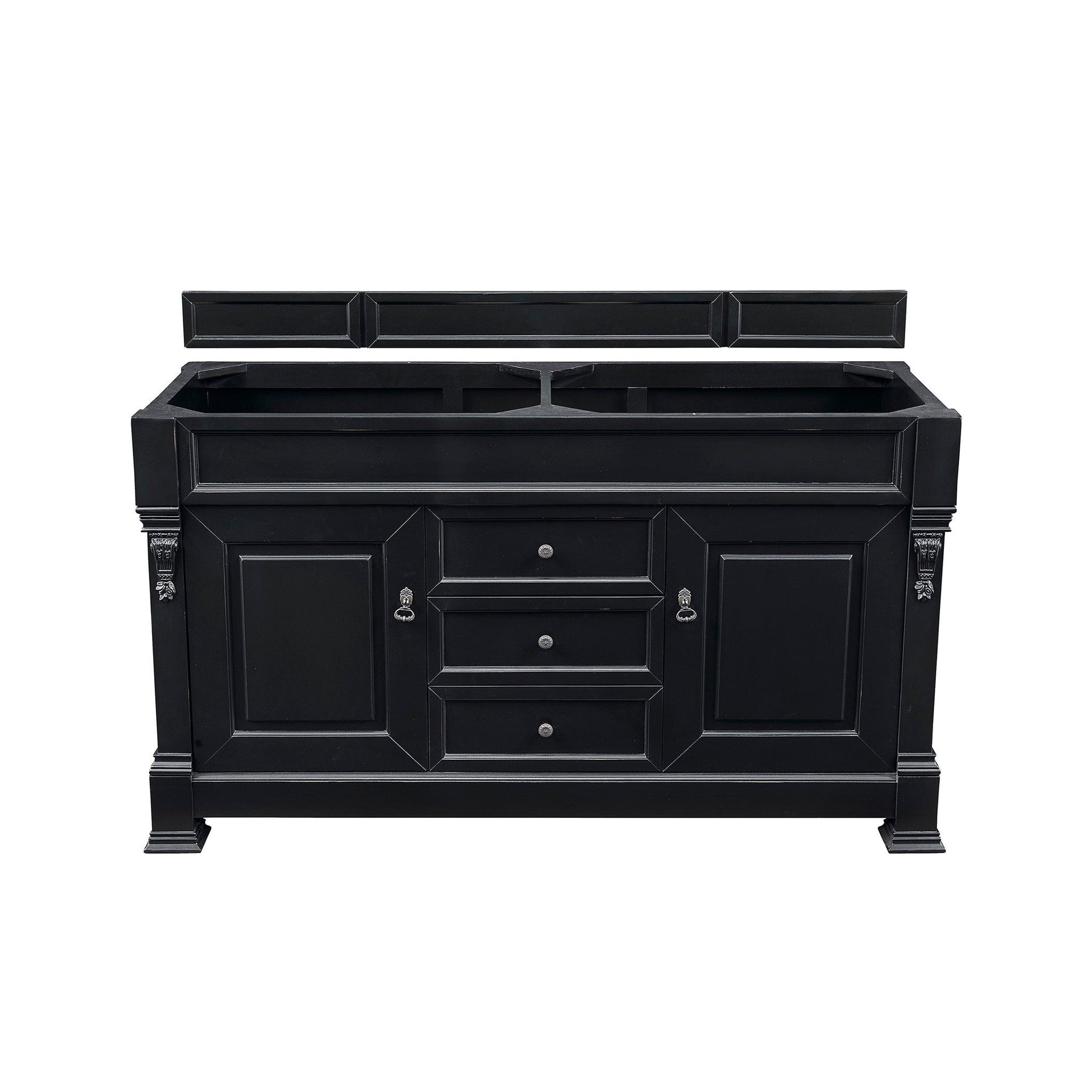 James Martin Vanities Brookfield 60" Antique Black Double Vanity – US ...