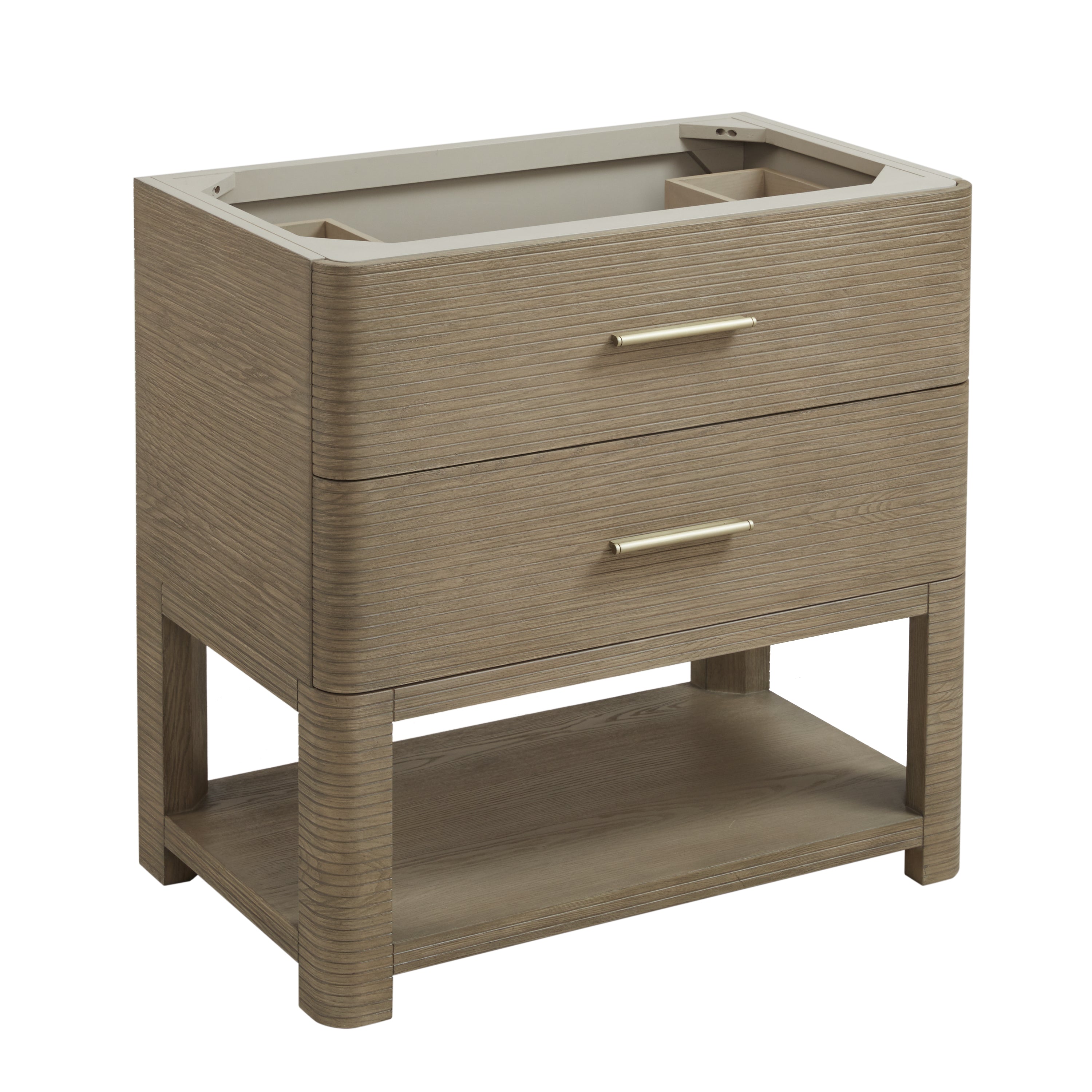 James Martin Vanities Lucian 36" Pebble Oak Single Vanity – US Bath Store