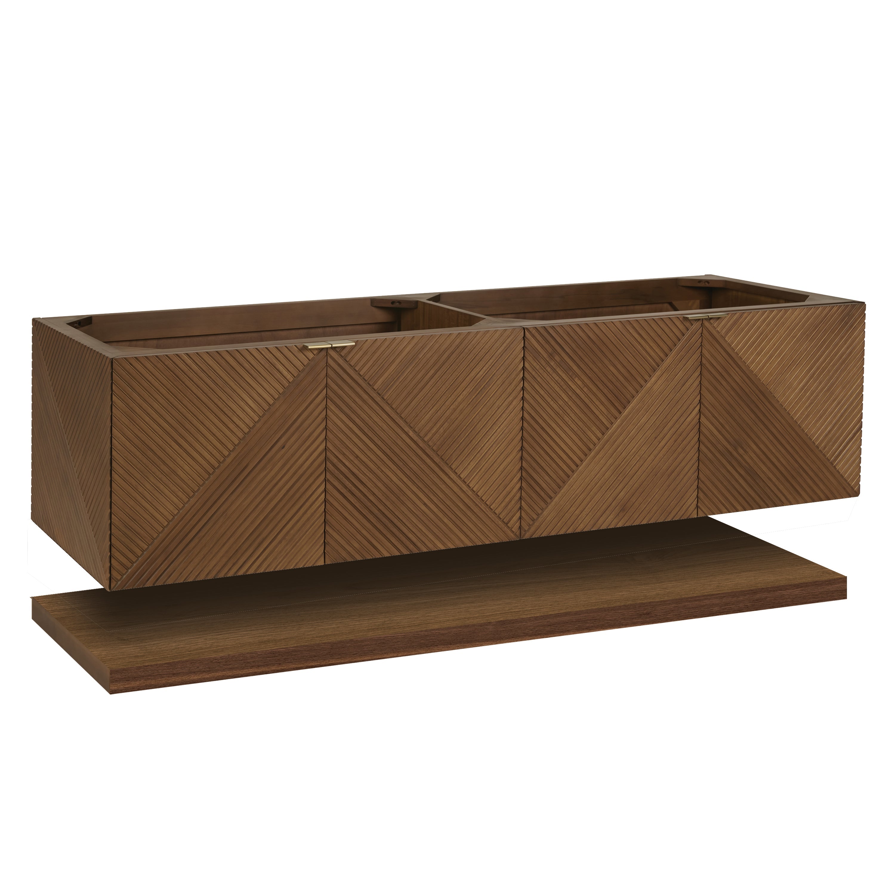 James Martin Vanities Marcello 72" Chestnut Double Vanity Cabinet – US ...