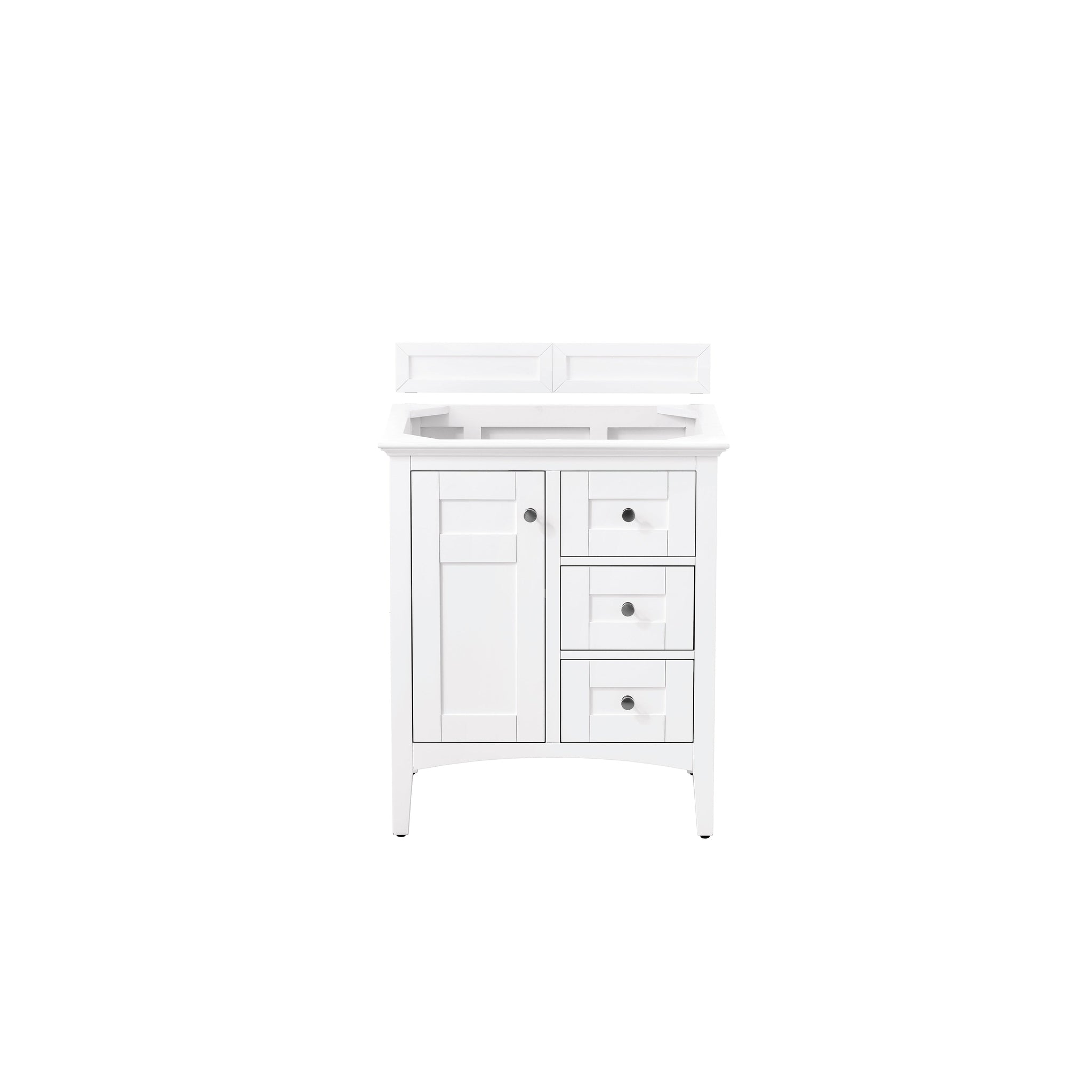 James Martin Vanities Palisades 30" Bright White Single Vanity – US ...