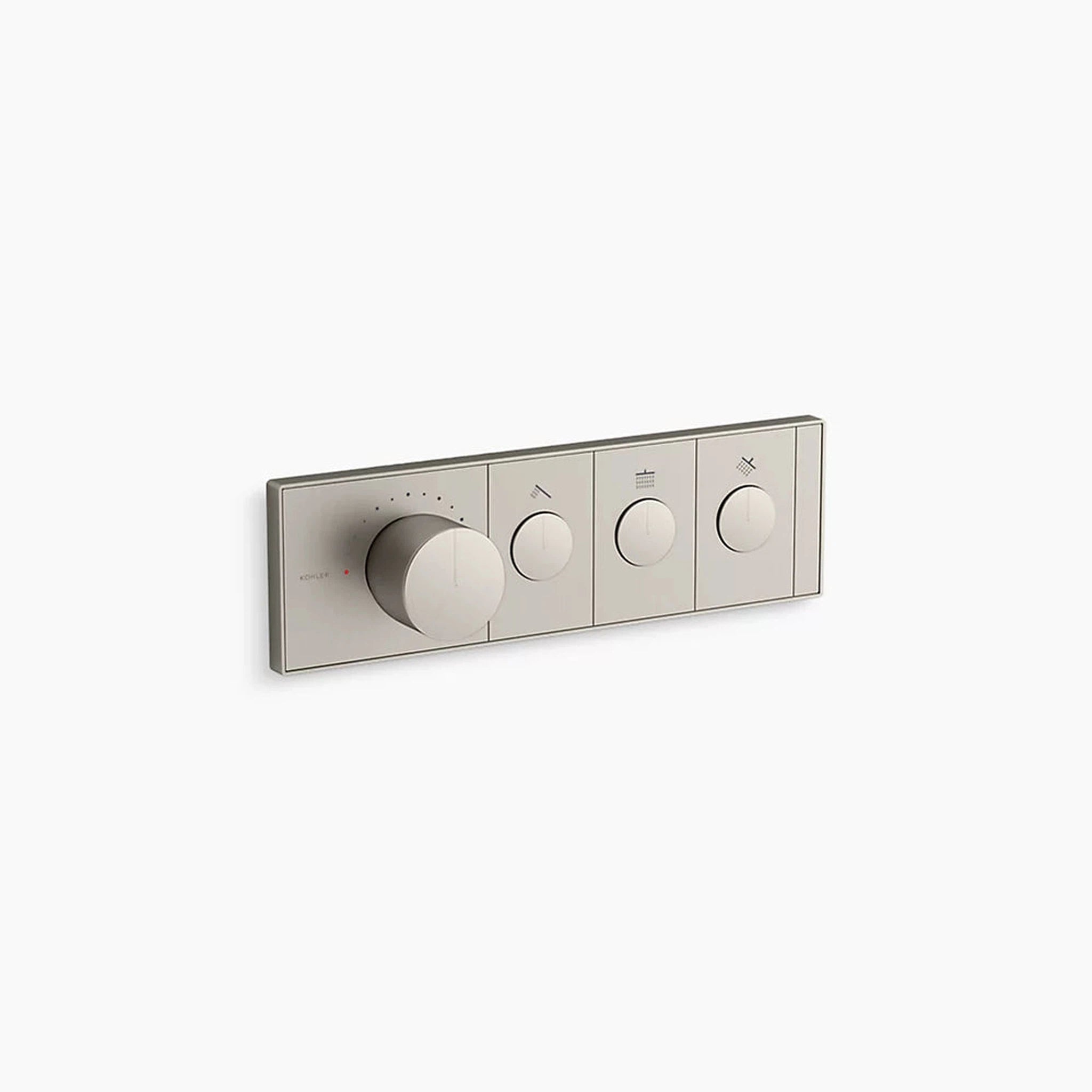 Kohler Anthem Vibrant Brushed Nickel 3-outlet Thermostatic Valve Contr ...